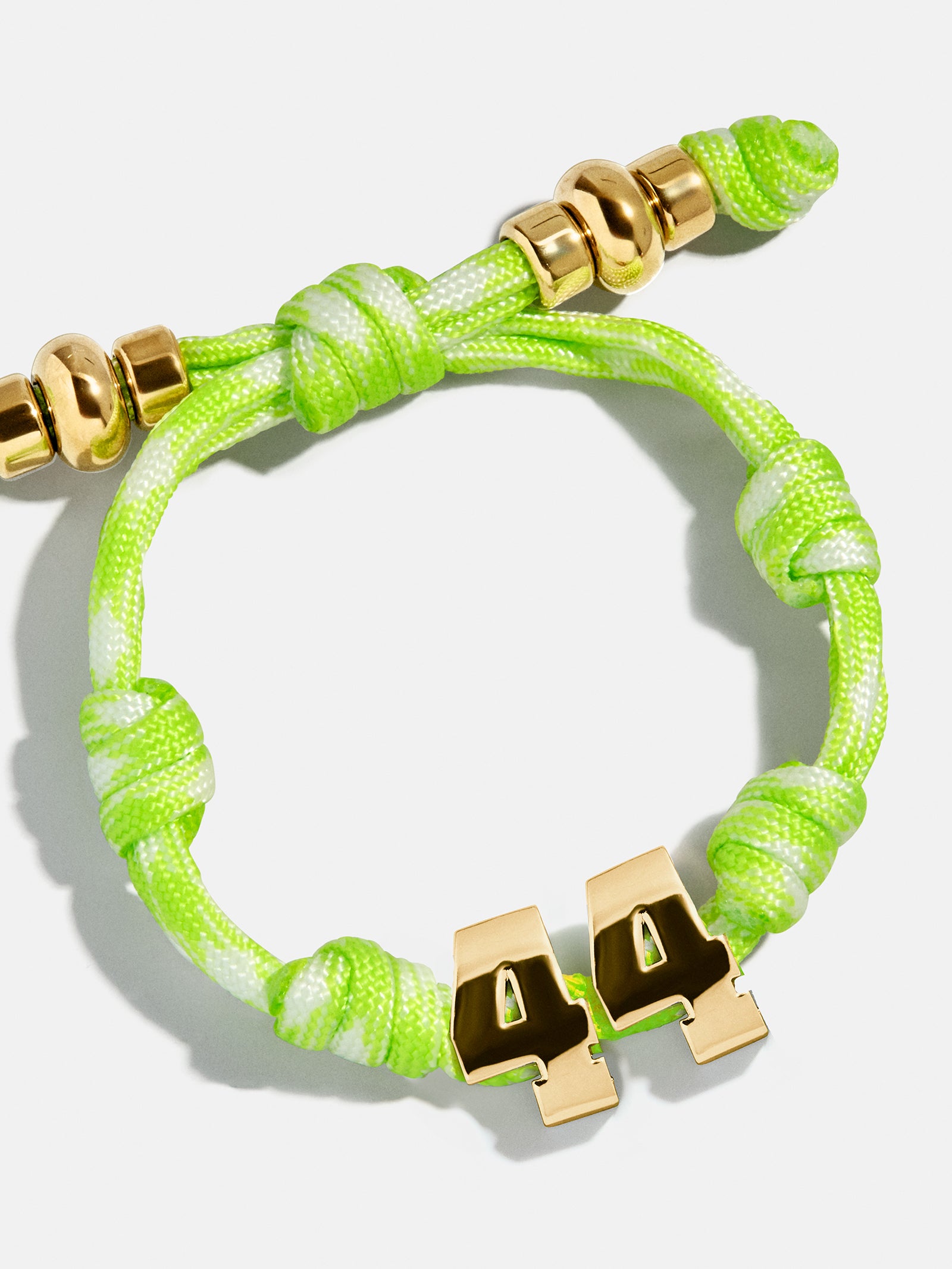 Knotty Varsity Number Custom Bracelet - Lime Green Double Digit – Made with Love: 15% Off Custom ...