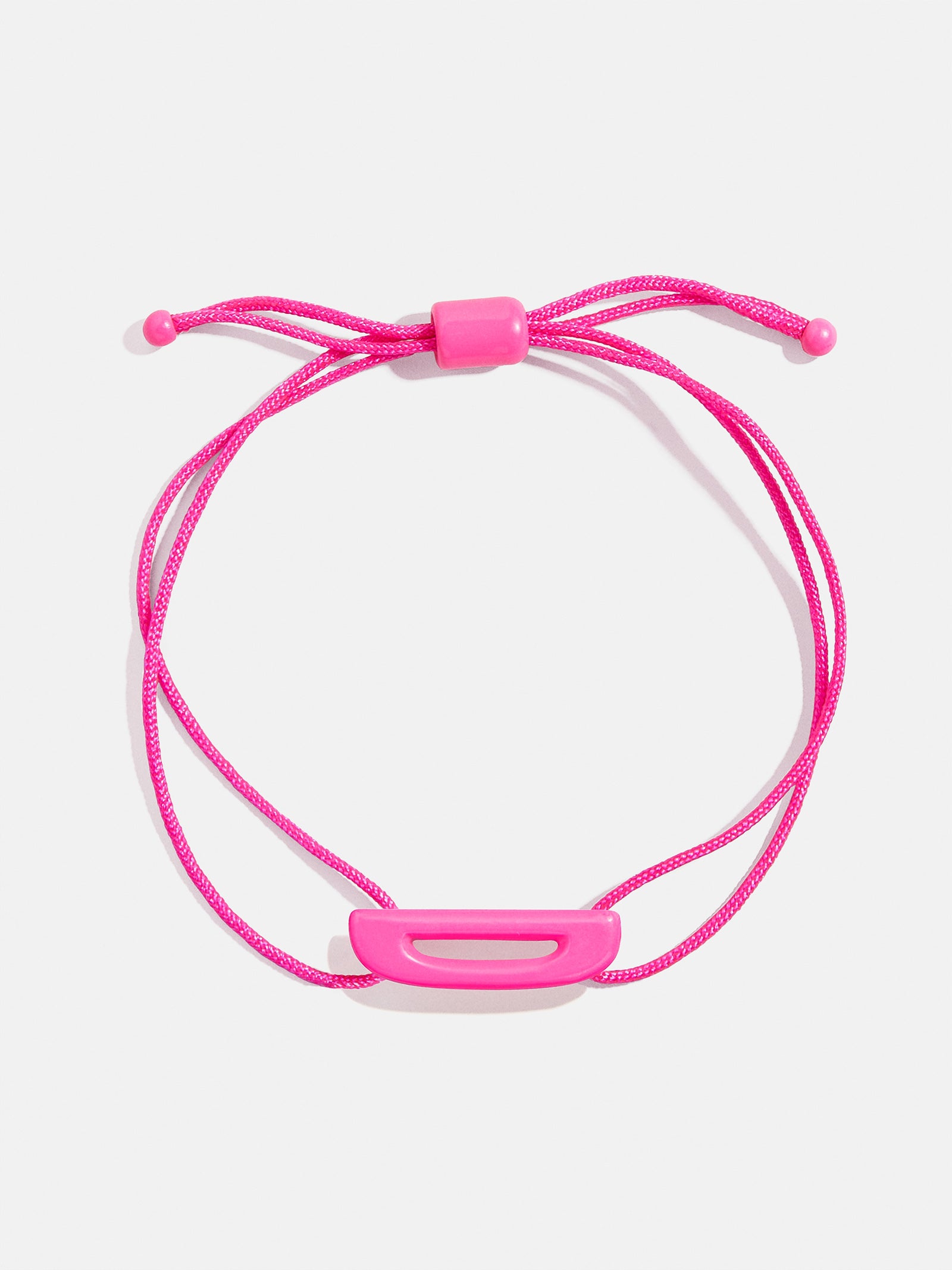 East West Initial Cord Bracelet - Hot Pink – Take an EXTRA 20% Off Sale - This Week Only – BaubleBar