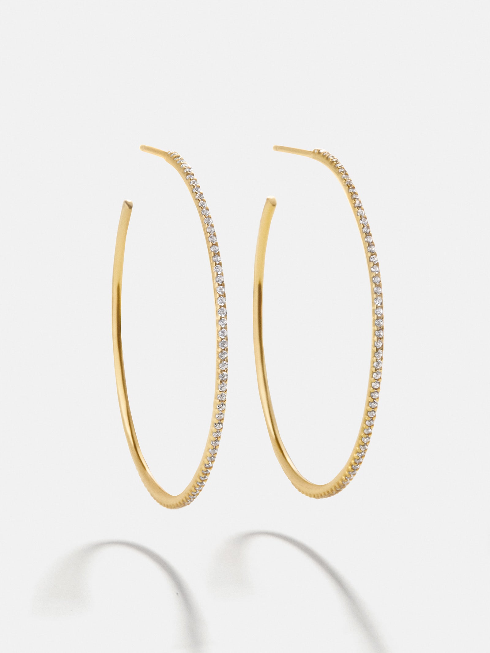 Niata 18K Gold Earrings - 40MM – Enjoy 20% off - This Week Only – BaubleBar