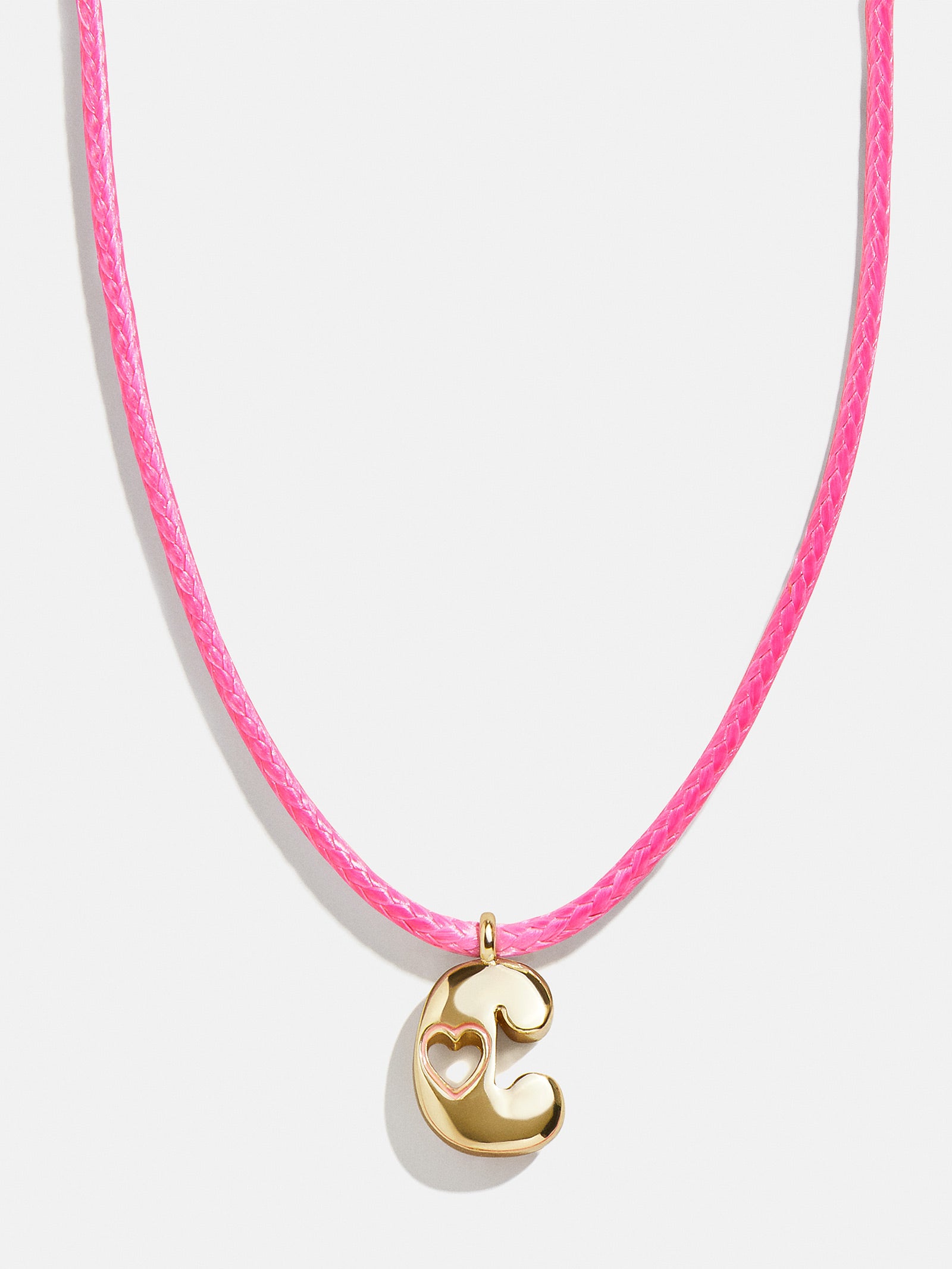 Pretty in Pink Kids Initial Necklace - Light Pink – Kids' initial ...