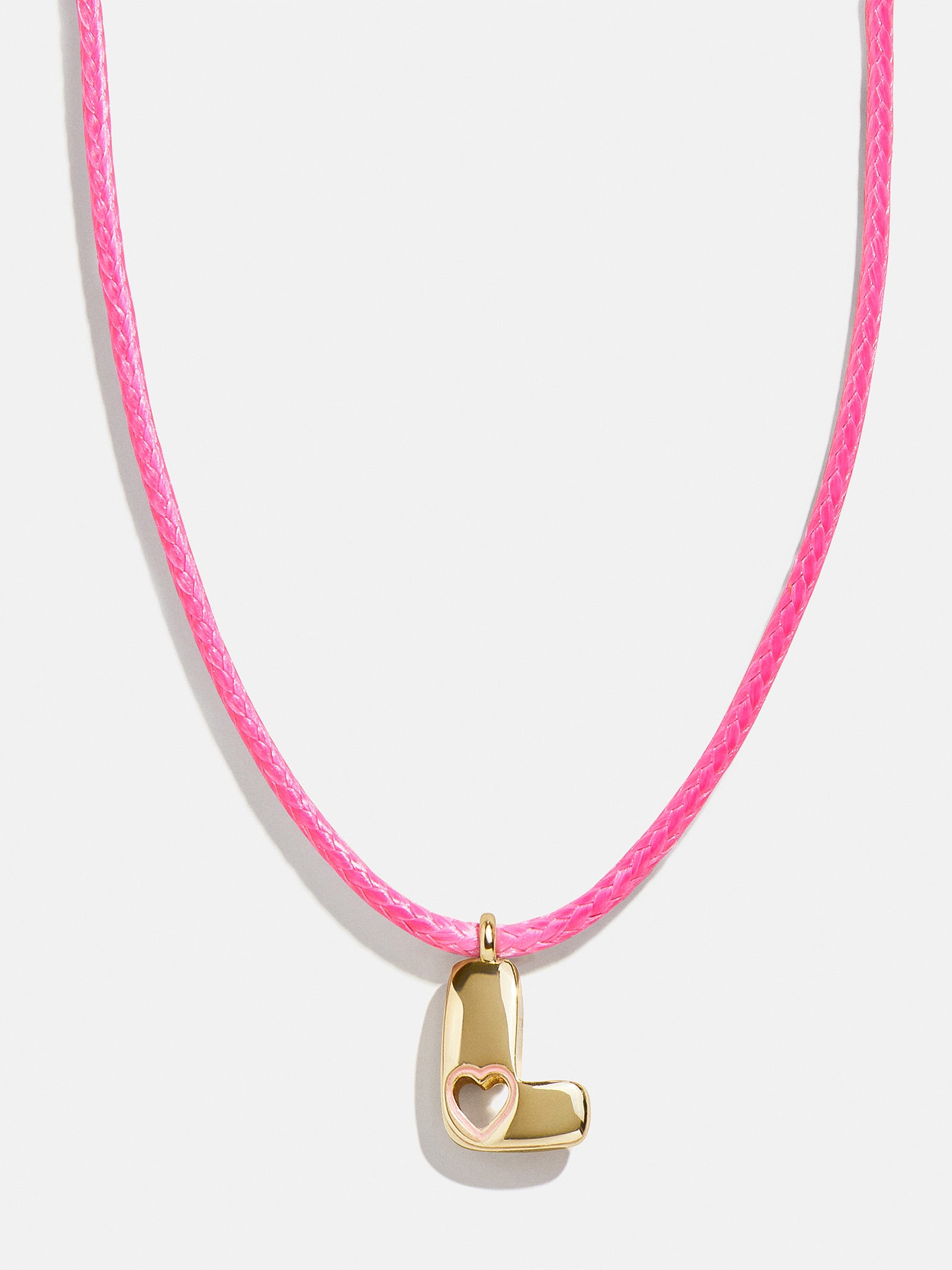 Pretty in Pink Kids Initial Necklace - Light Pink – Kids' initial ...