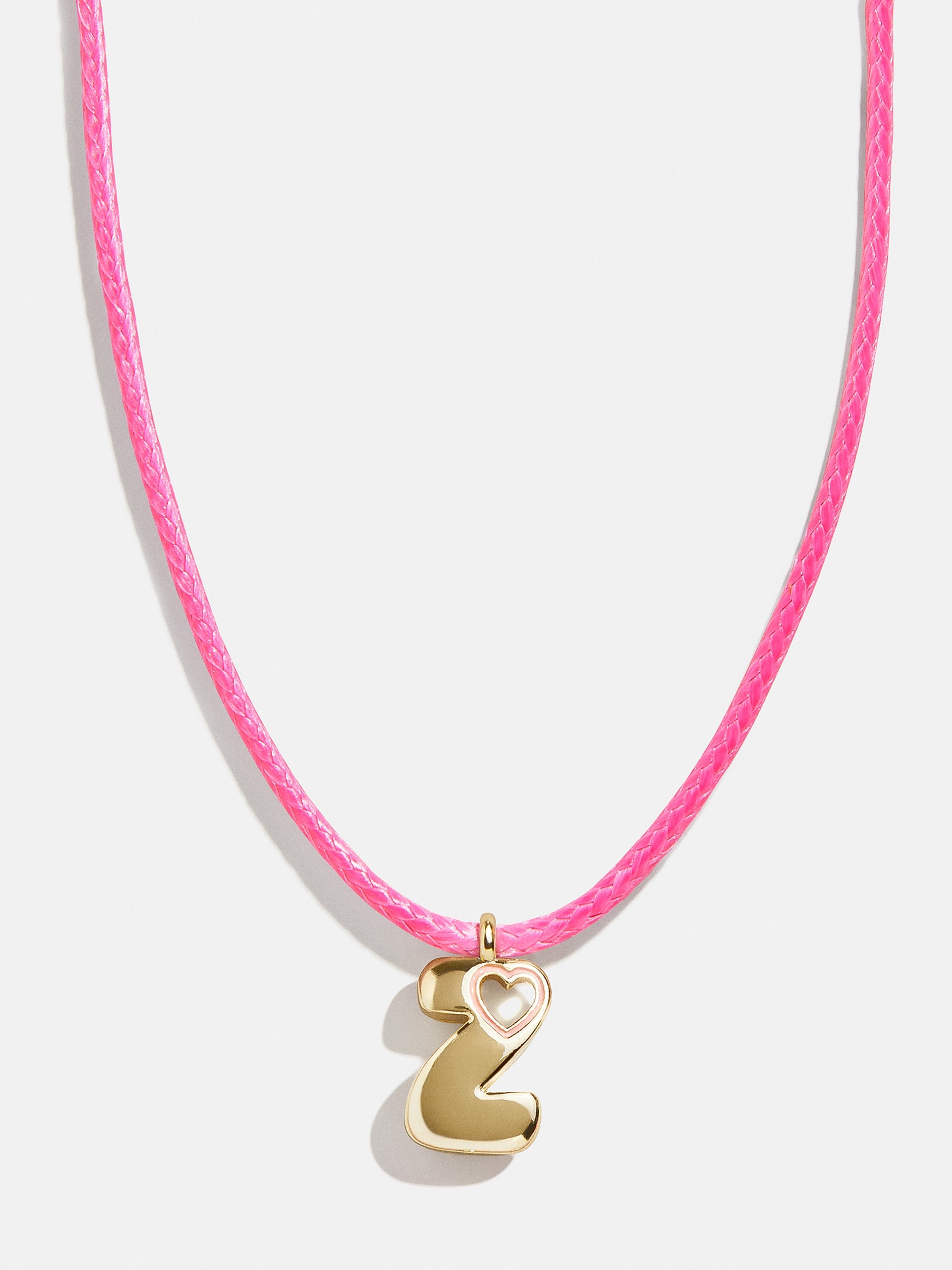 Pretty in Pink Kids Initial Necklace - Light Pink – Kids' initial ...