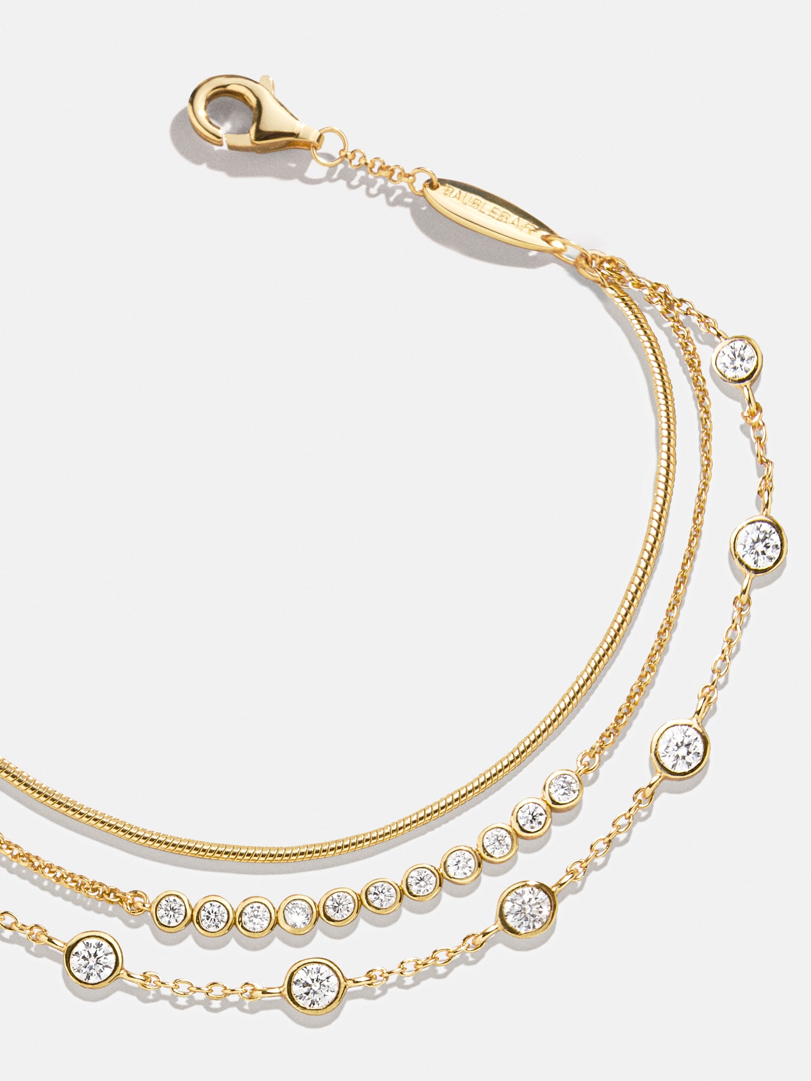 Selene 18K Gold Layered Bracelet - Selene 18K Gold Layered Bracelet – 3 ...