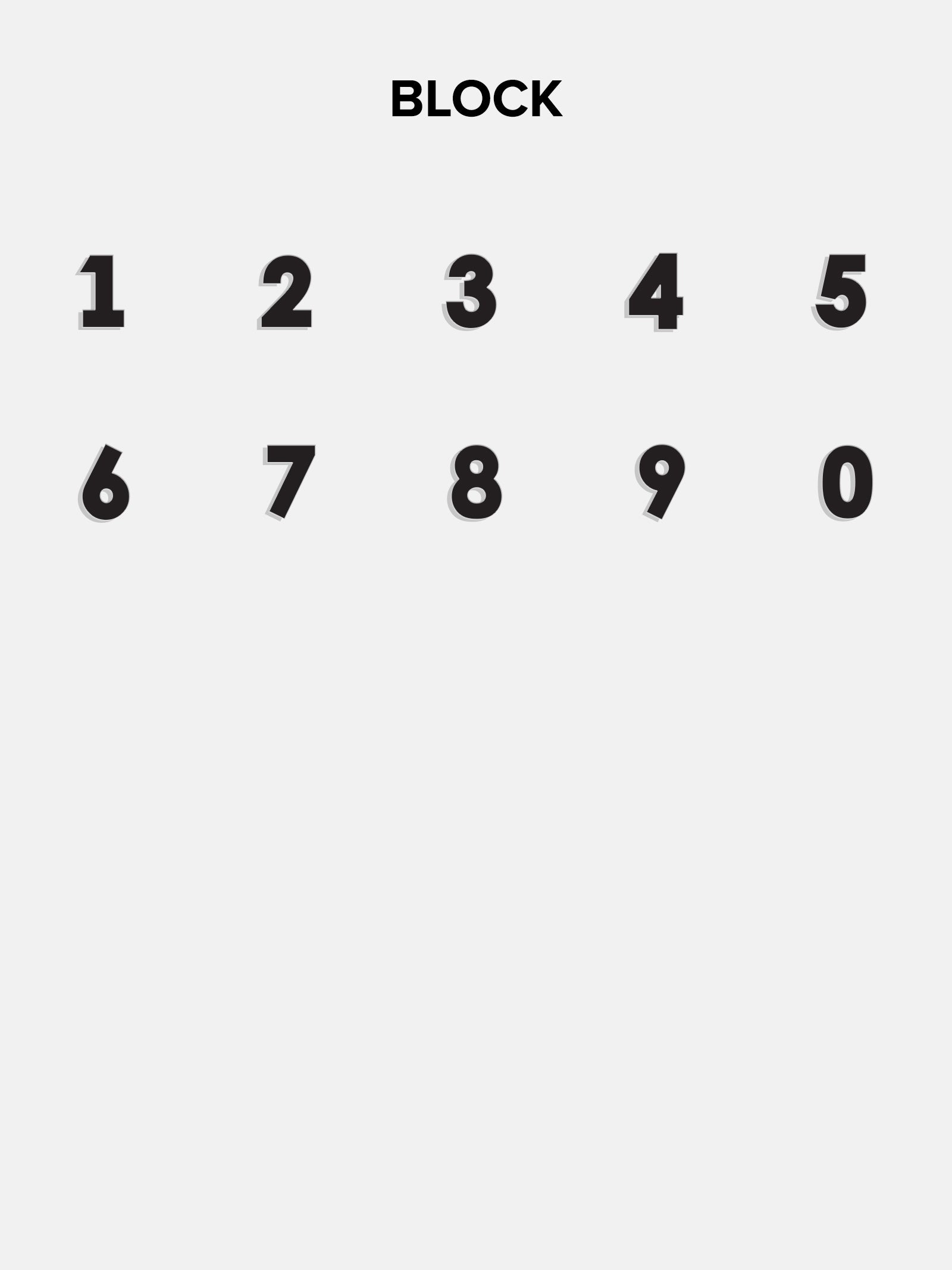 18K Gold Block Font Custom Number Bracelet - Block Font Numbers – 18K ...