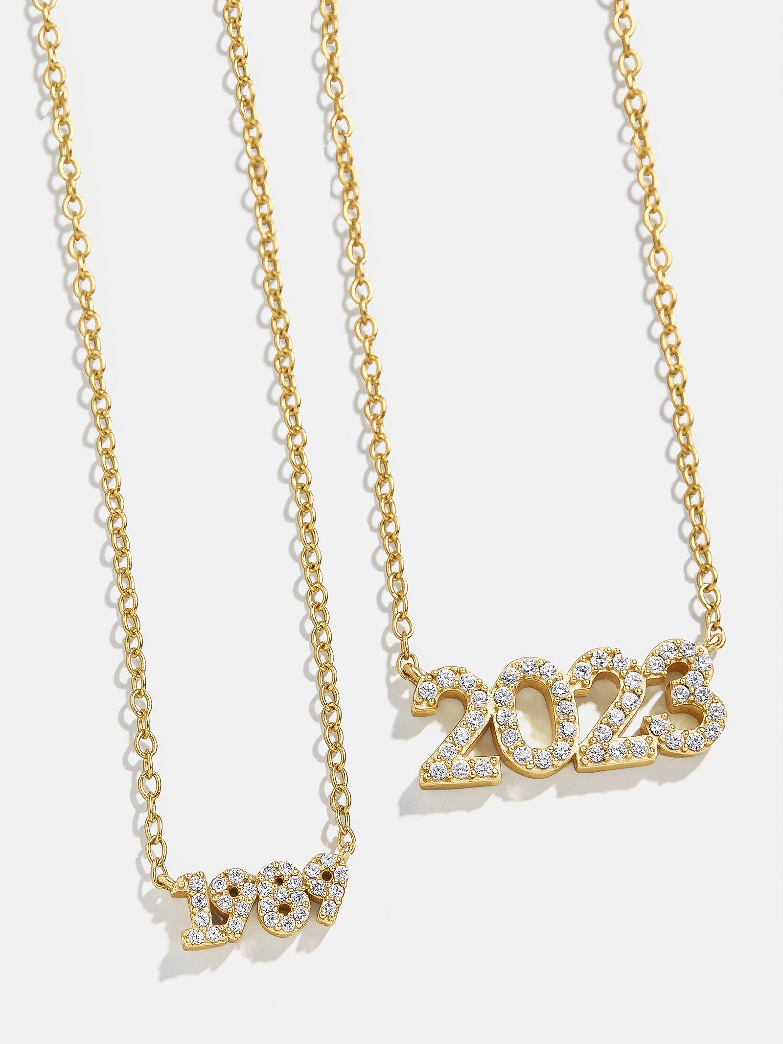 14K Gold Block Font Custom Number Necklace - Block Font Numbers – 14K ...