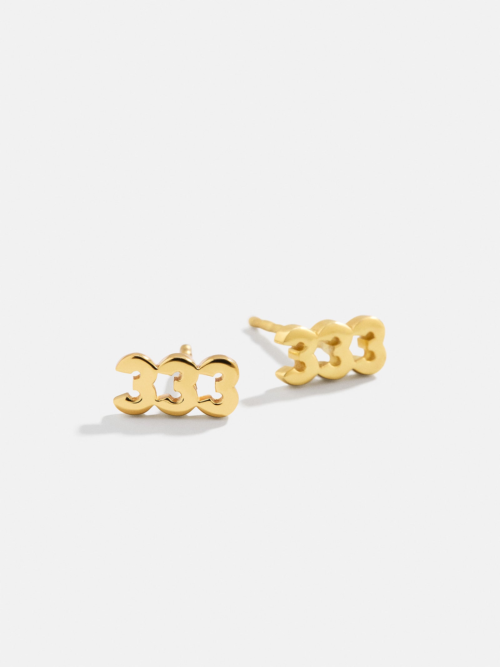 18K Gold Angel Number Earrings - Gold – Enjoy an extra 20% off sale - This Week Only – BaubleBar