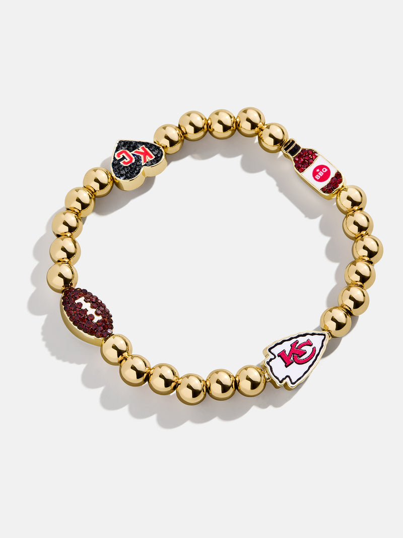 Kansas City Chiefs NFL Charm Bracelet - Kansas City Chiefs – NFL beaded ...