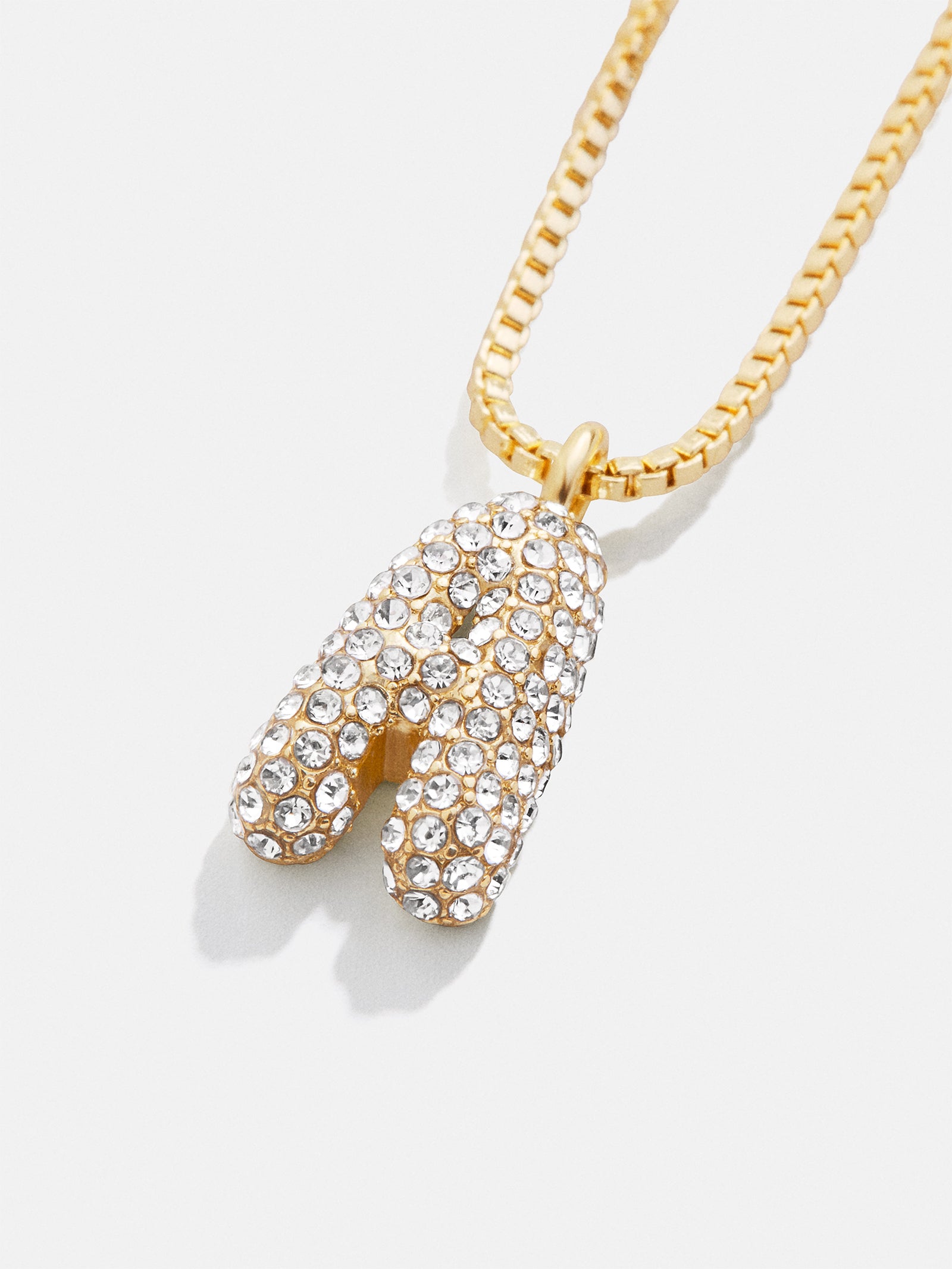 Gwen Mini Bubble Initial Necklace - Gold/Pavé – UP TO 80% OFF SALE ...