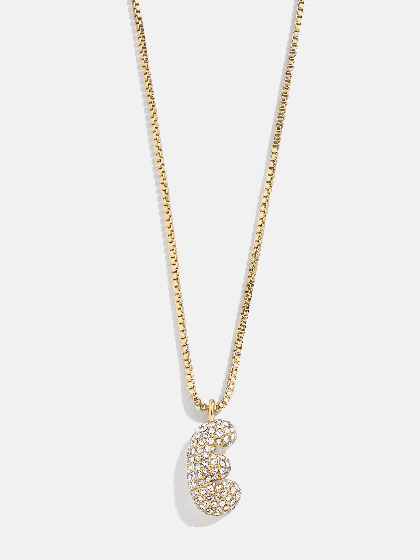 Gwen Mini Bubble Initial Necklace - Gold/Pavé – UP TO 80% OFF SALE ...