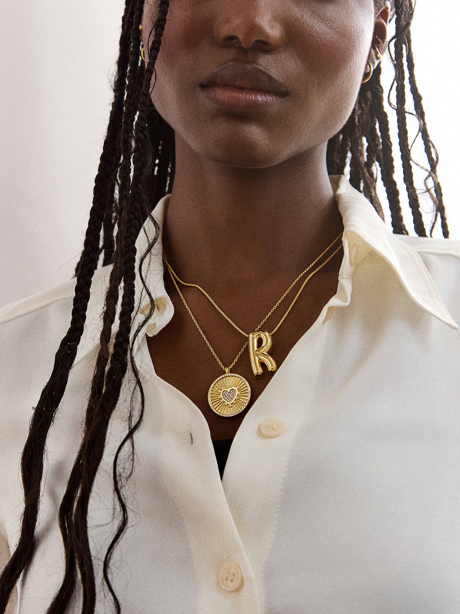 18K Gold Heart Reversible Pendant Necklace - Heart – UP TO 80% OFF SALE ...