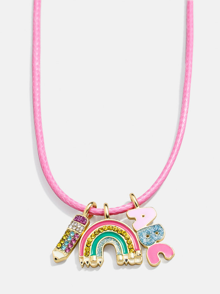 Kids' Charm Necklace - Multi – Kids' school charm necklace – BaubleBar