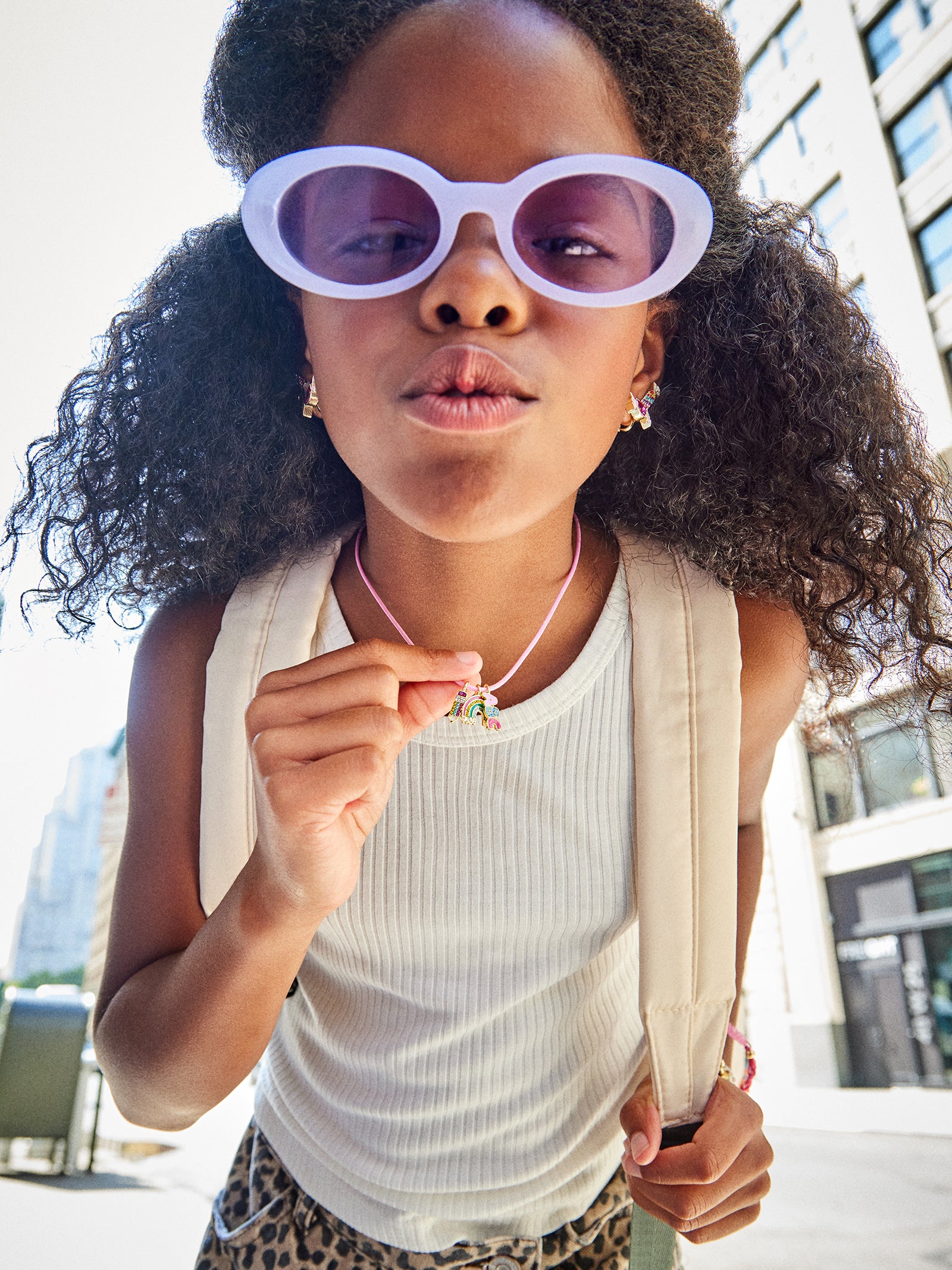 Kids' Charm Necklace - Multi – Kids' school charm necklace – BaubleBar