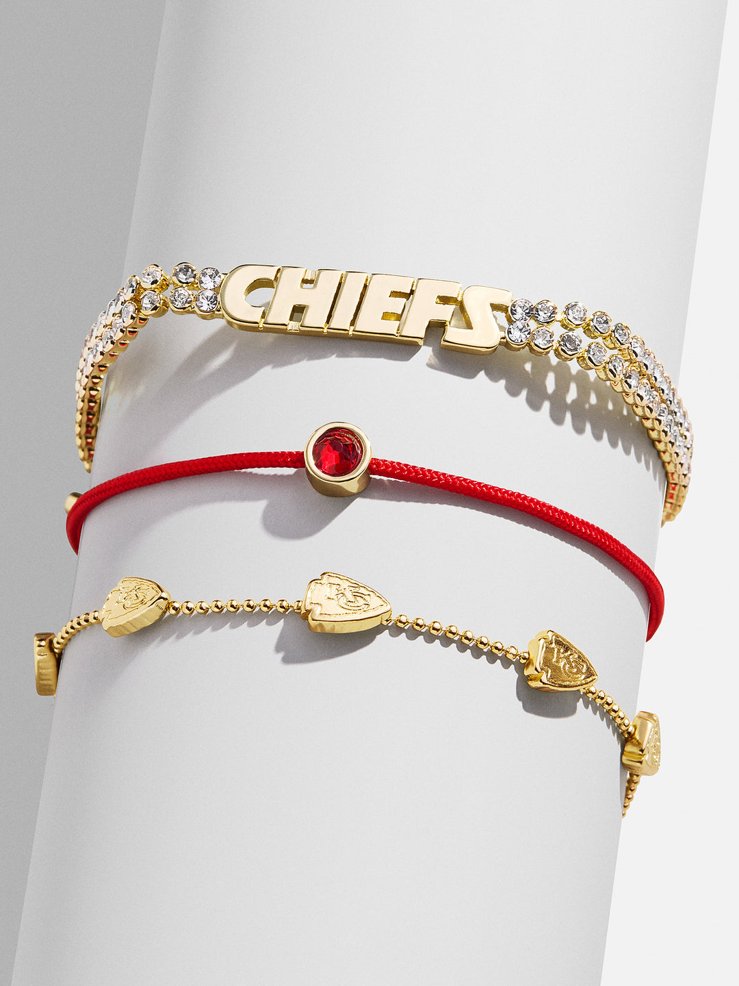NFL Bracelet Set - Kansas City Chiefs – NFL bracelet set – BaubleBar