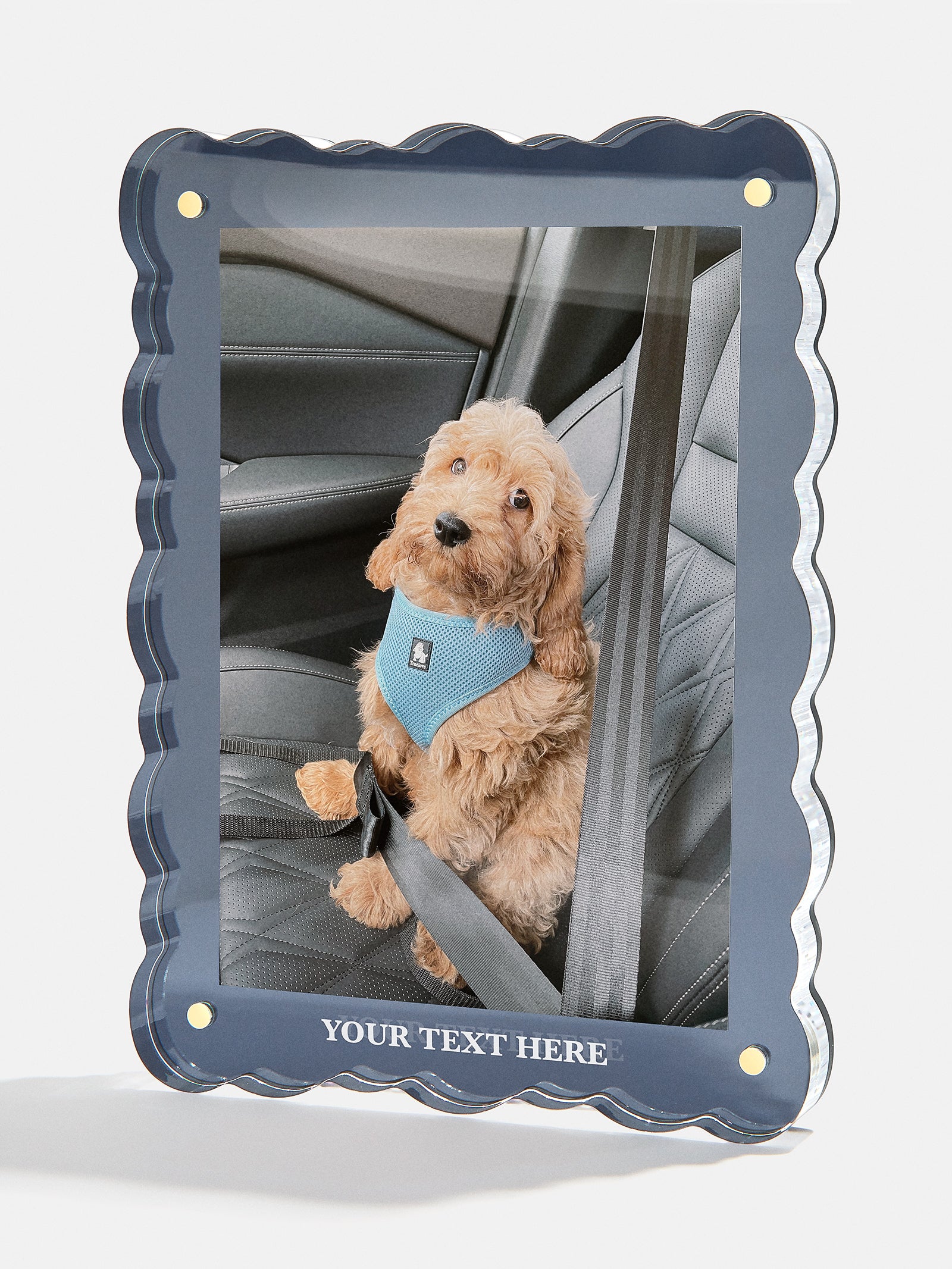 Picture Perfect Vertical Acrylic Frame - Scalloped Shape – Customizable ...