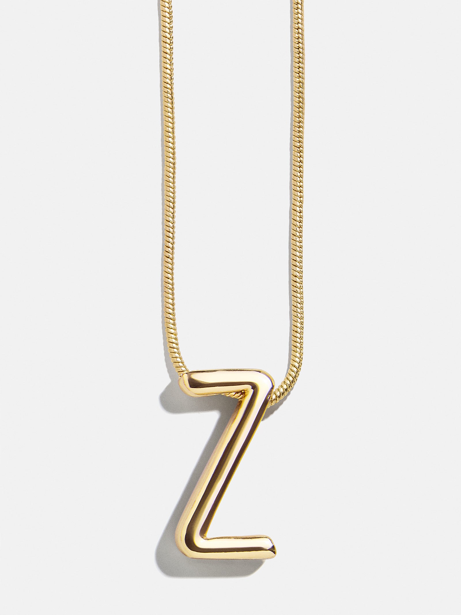 Classic Script Initial Necklace - Classic Script – Script initial necklace – BaubleBar