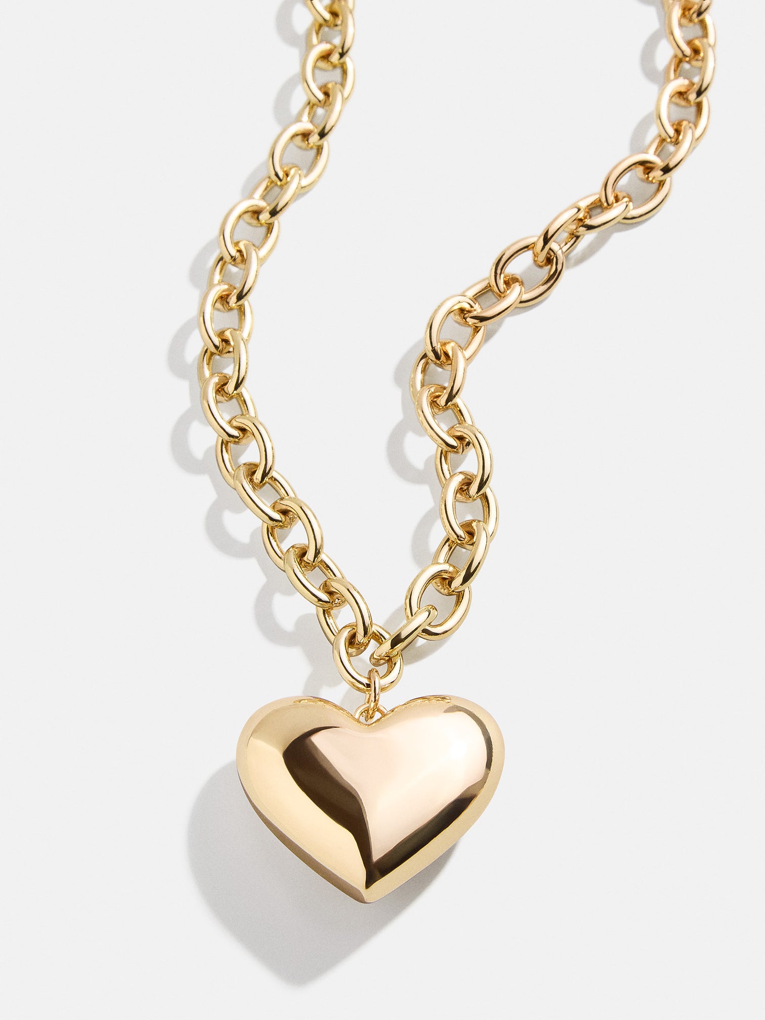 Millie Necklace - Gold – Bubble heart pendant – BaubleBar