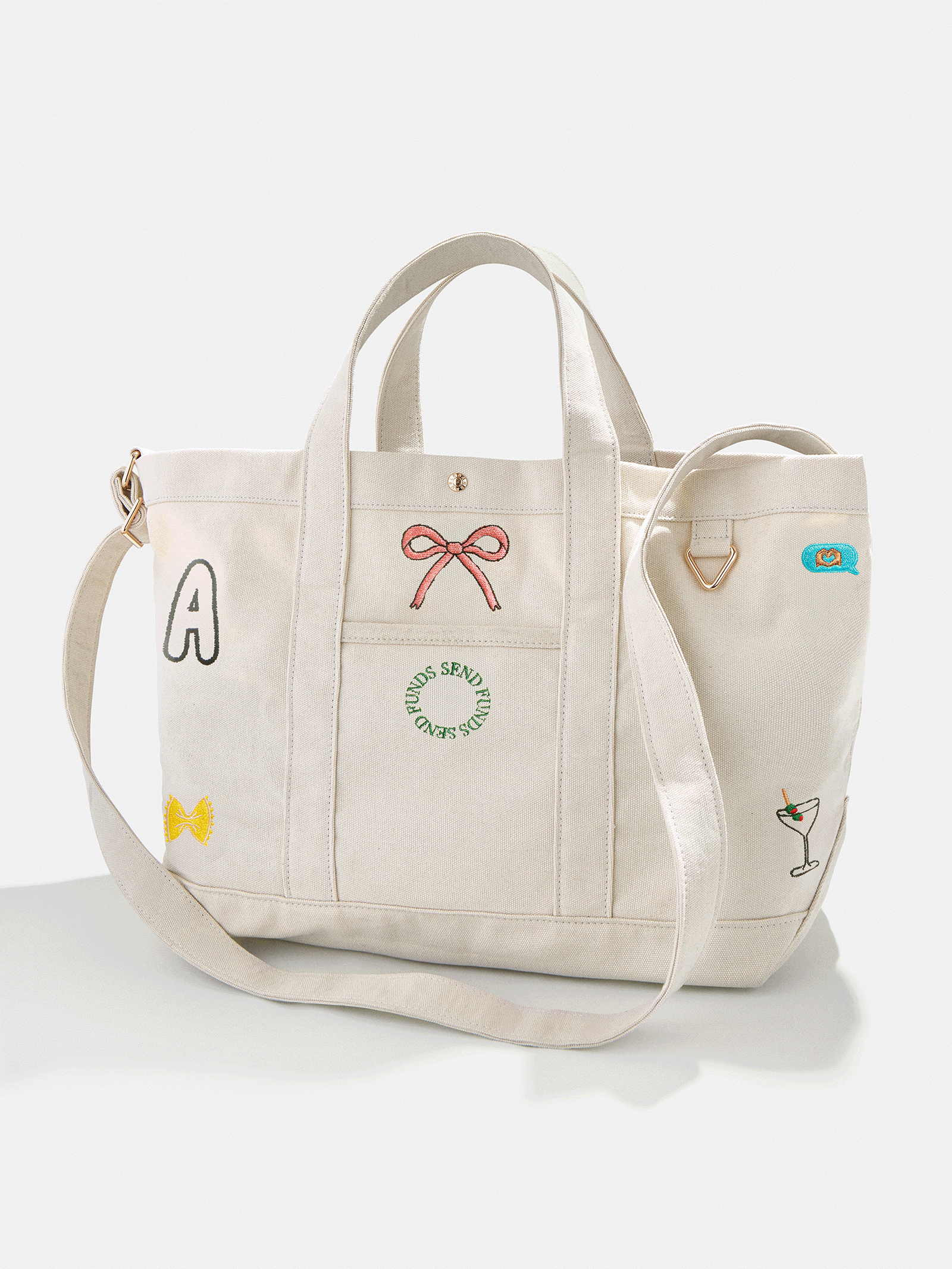 Large Custom Icon Tote - Large – Hand select 6 icons to personalize ...
