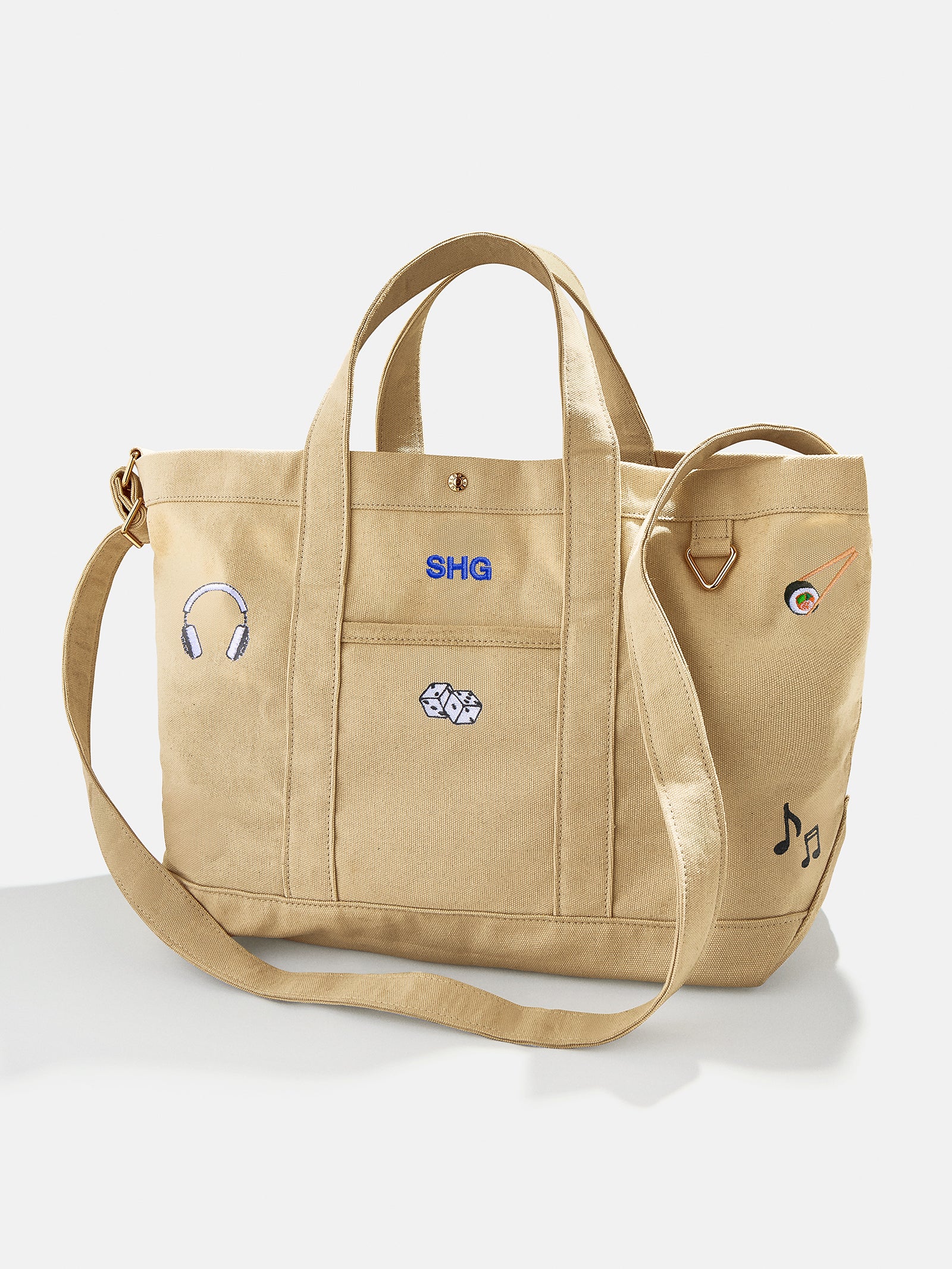 Large Custom Icon Tote - Large – Hand select 6 icons to personalize ...