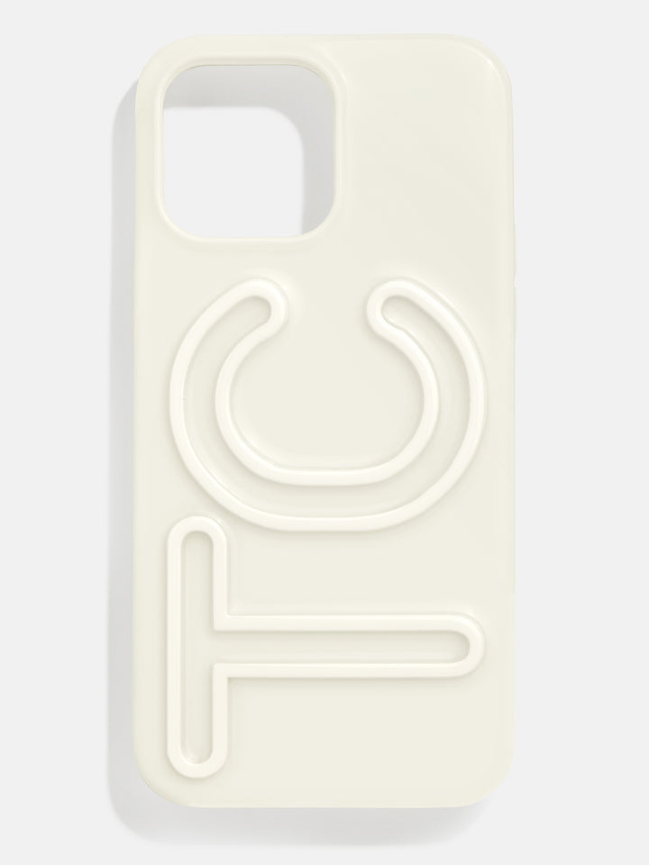 Fine Line Custom iPhone Case - White/White – Enjoy 20% Off: Big Summer ...