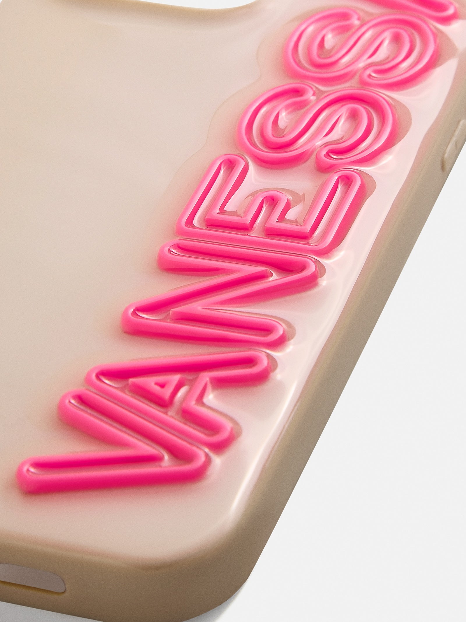 Fine Line Custom iPhone Case - Beige/Hot Pink – Made with Love: 15% Off ...