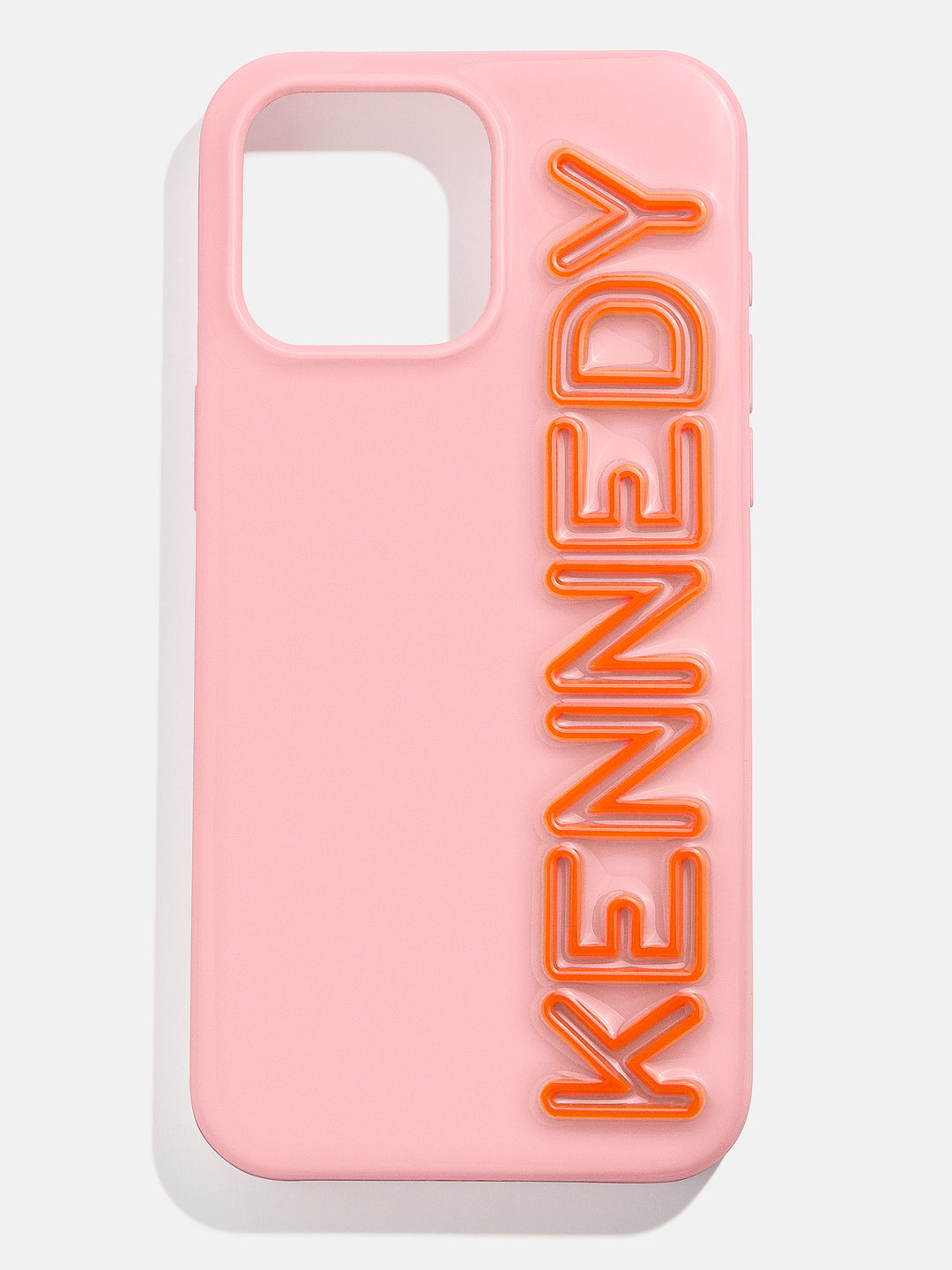 Fine Line Custom iPhone Case - Blush/Orange – Custom Phone Case – BaubleBar