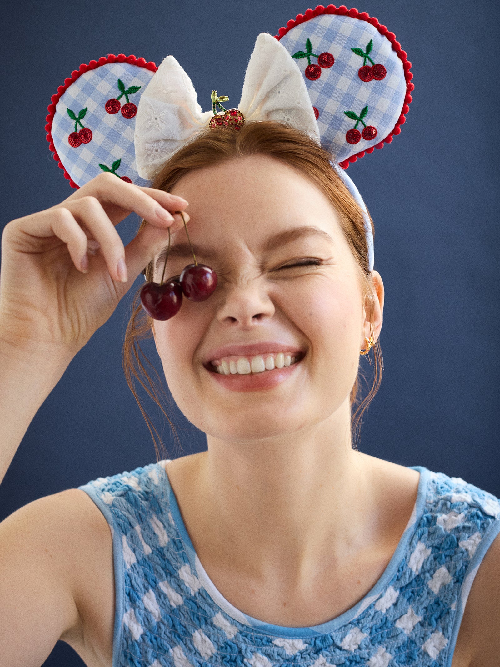 Disney Minnie Mouse Cherry Ears Headband - Minnie Mouse Cherry Ears ...