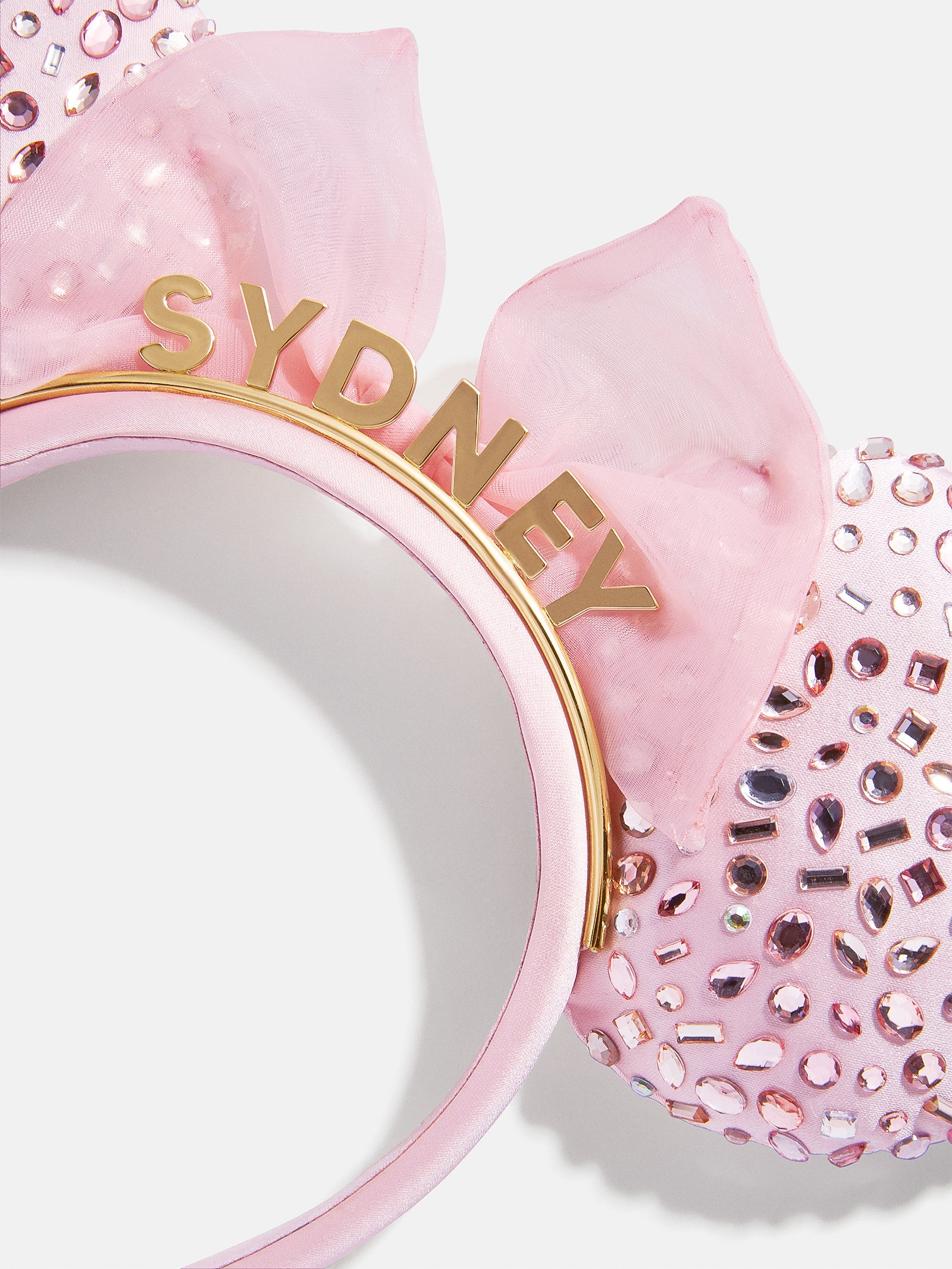 Disney Minnie Mouse Soft Pink Custom Ears Headband - Custom Soft Pink ...