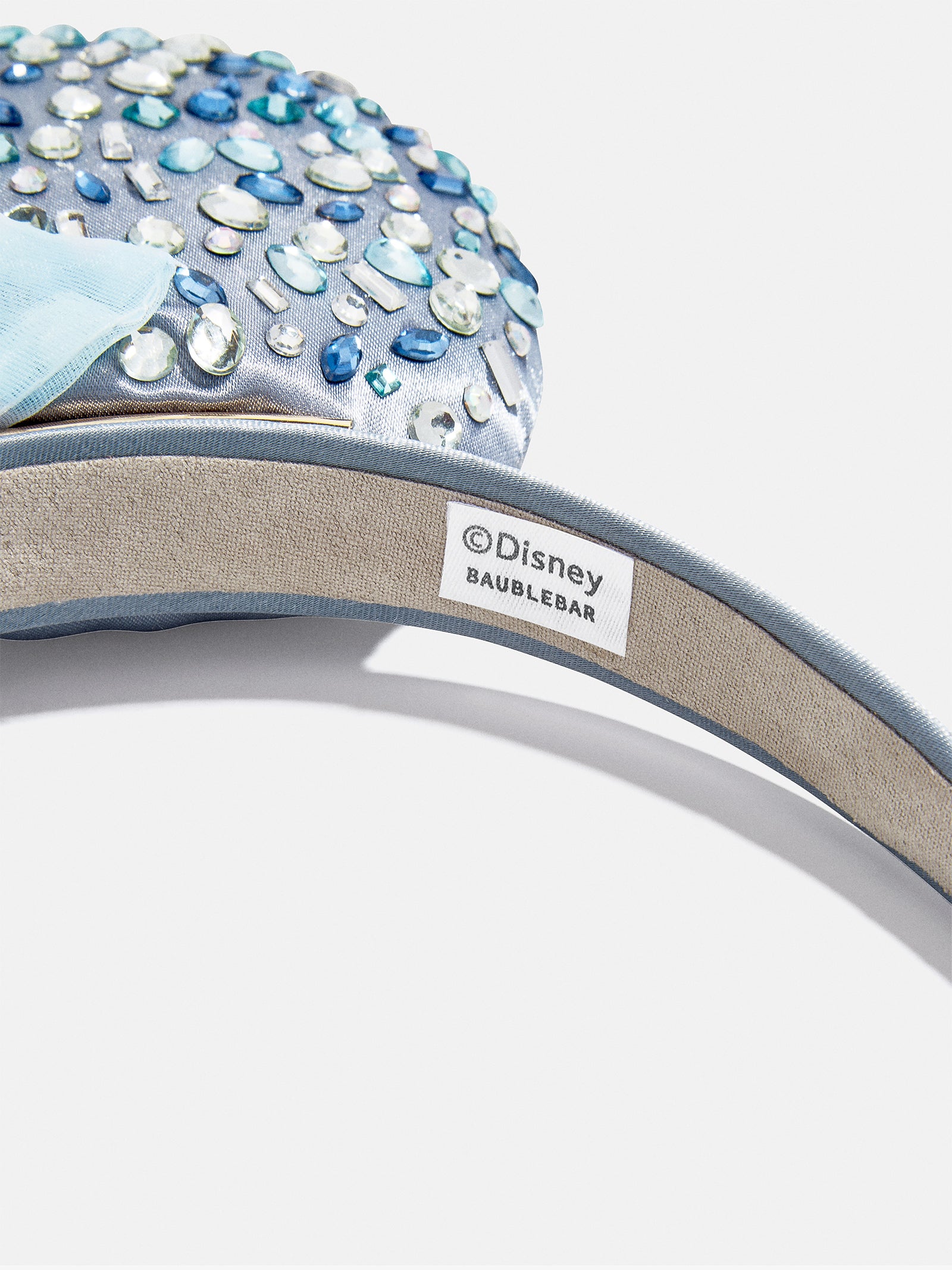 Disney Minnie Mouse Crystal Blue Custom Ears Headband - Minnie Mouse C ...