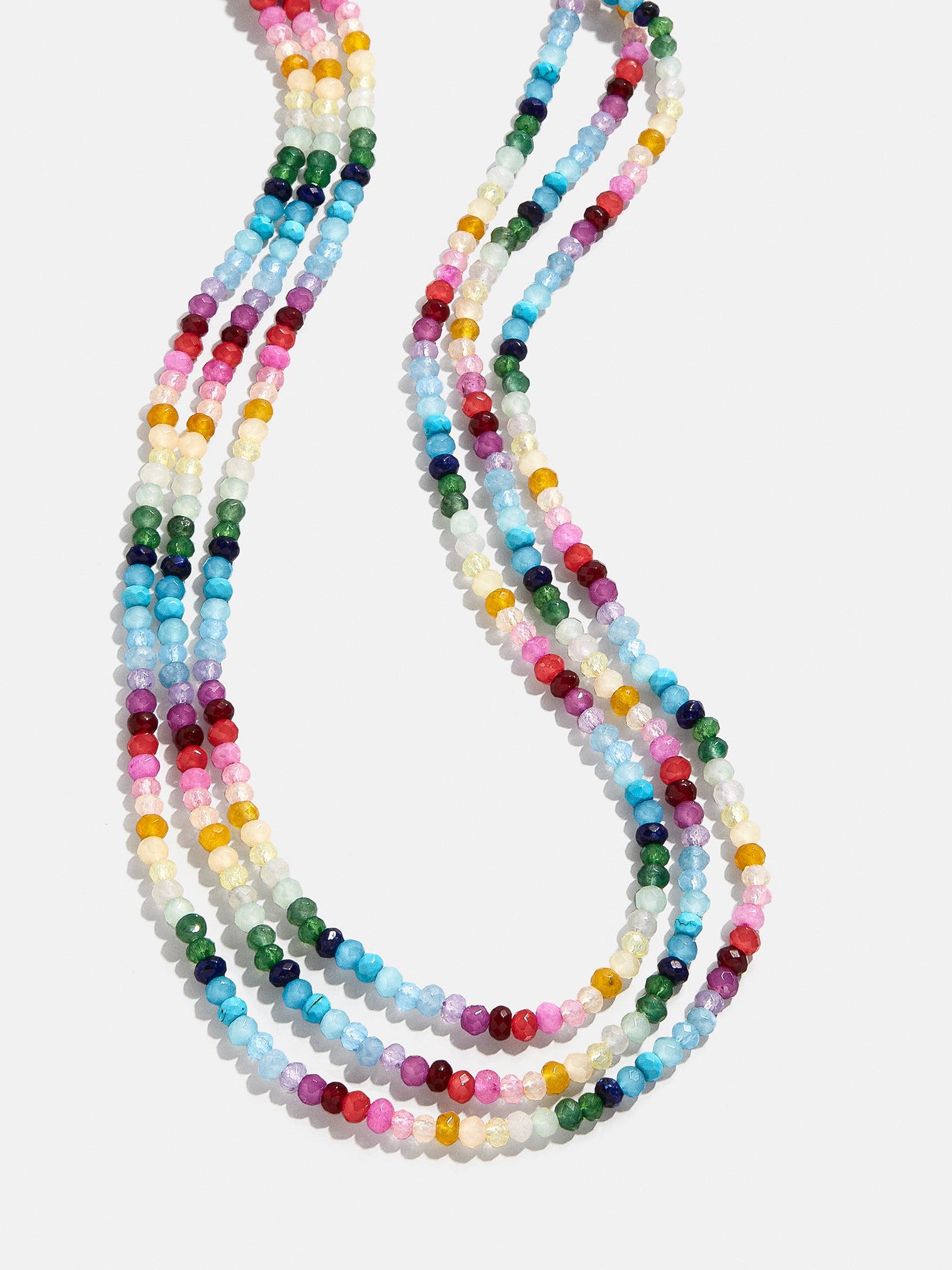 Lena Semi-Precious Layered Necklace - Multi – 3-in-1 necklace for easy ...