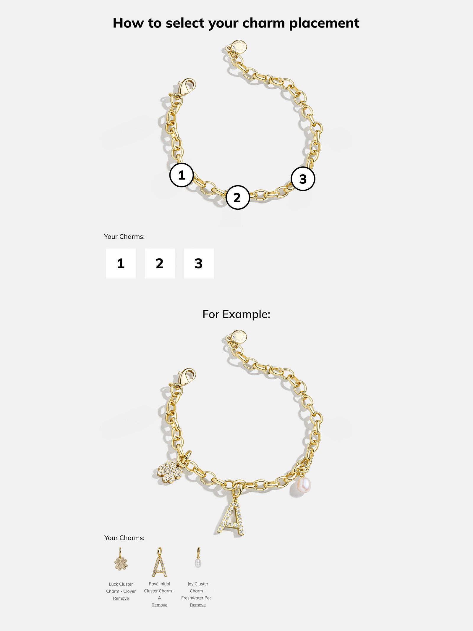 Spaced Custom Charm Bracelet - Spaced Charm Bracelet – Custom spaced ...