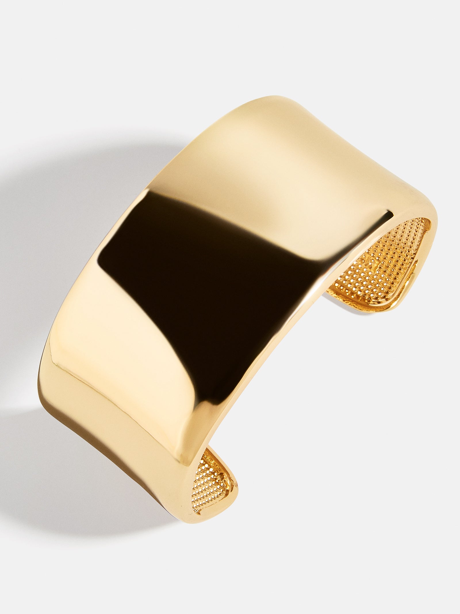 Cleo Classic Thick Cuff - Gold – Wide cuff bracelet – BaubleBar