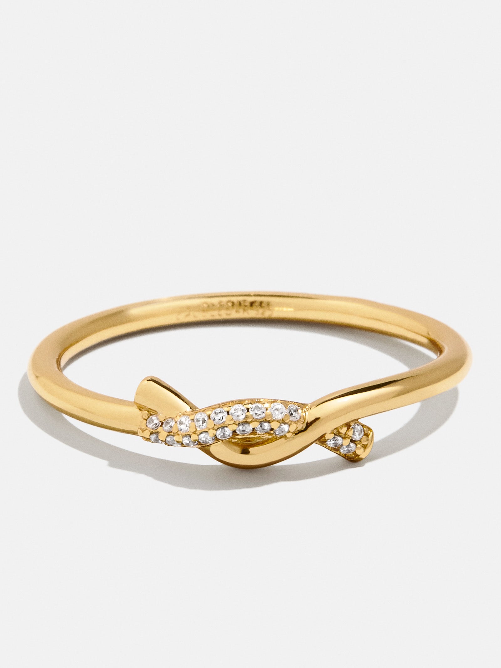 18K Gold Kara Ring - Gold/Pavé – 18K gold plated sterling silver cubic ...