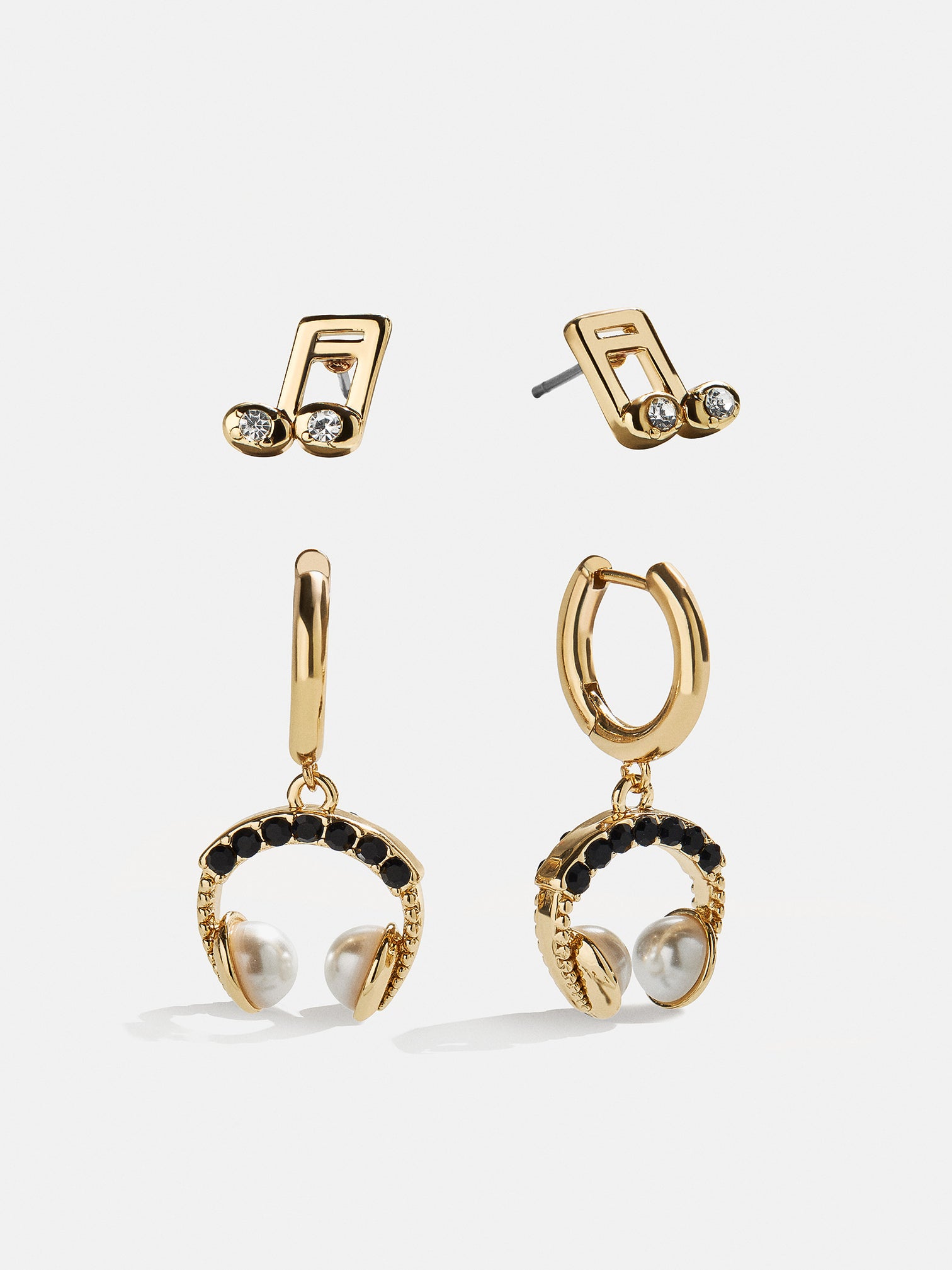 Volume Up Earring Set - Headphones – Set of two earrings – BaubleBar