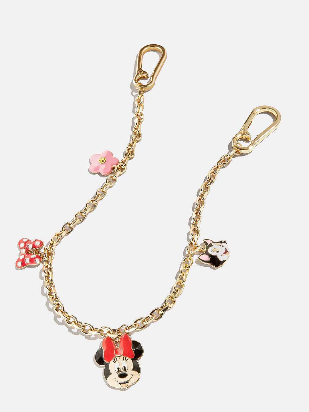 Disney Minnie Mouse Motif Bag Charm - Minnie Mouse – Gold chain bag ...