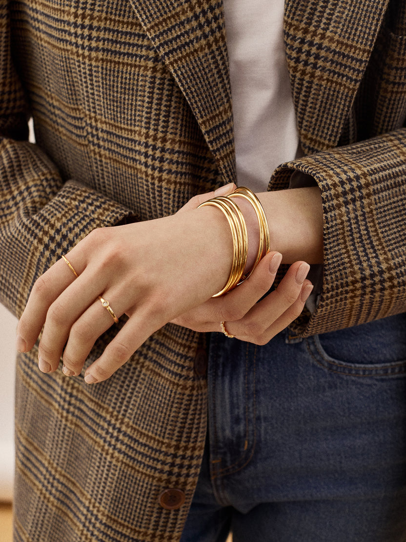 Gold Sculptural Geometric Jewelry | BaubleBar