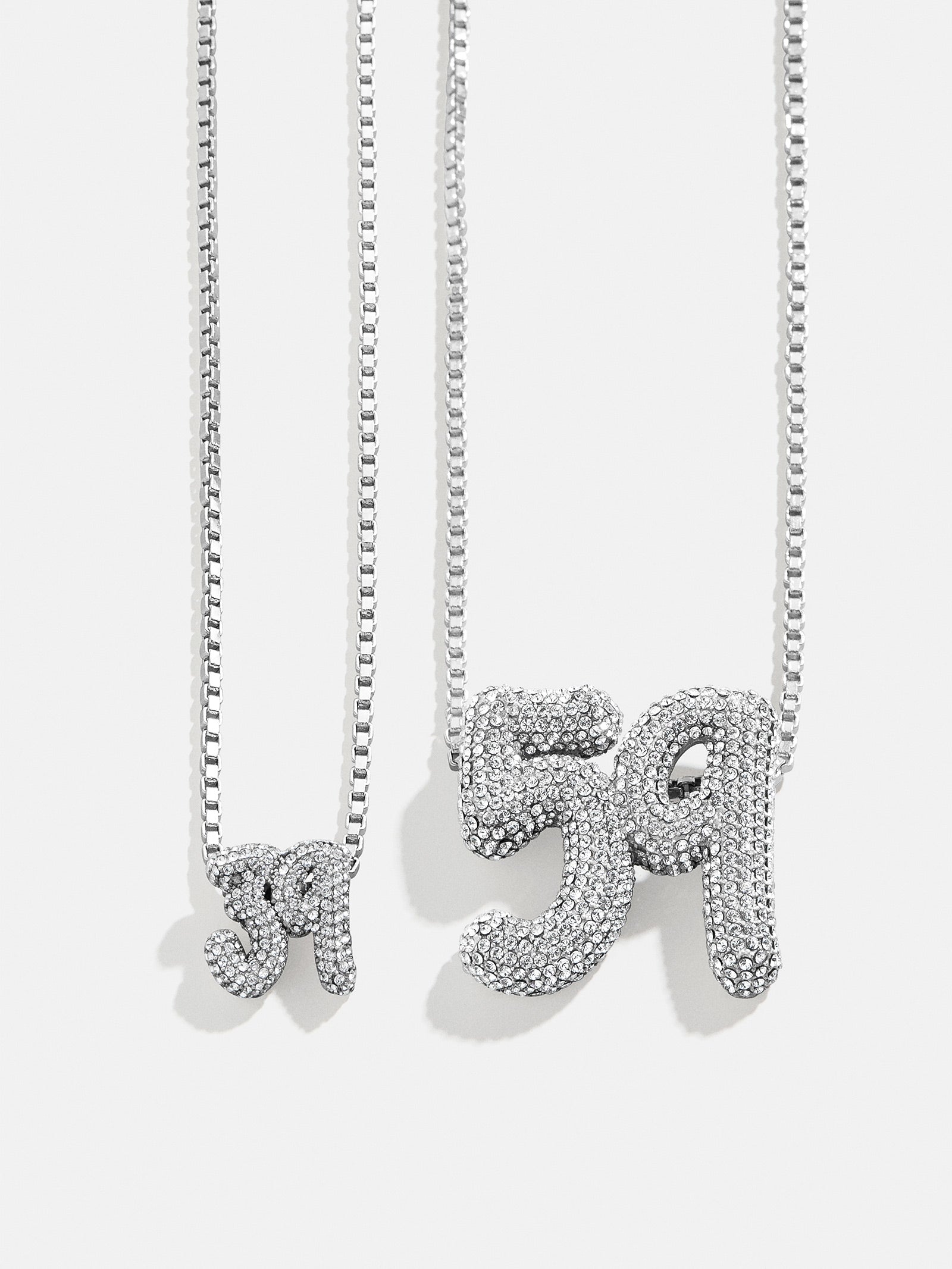 Lucky Number Bubble Necklace - Double Digits – Custom number necklace ...