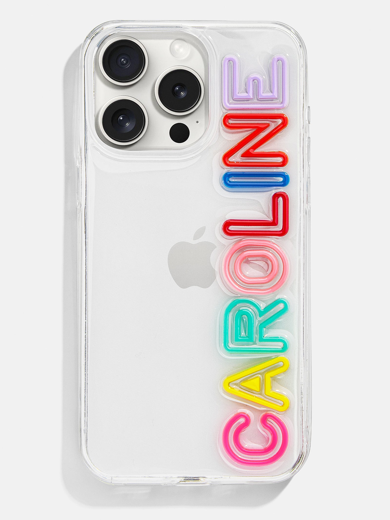 Fine Line Custom iPhone Case - Clear/Multi – Custom Phone Case – BaubleBar