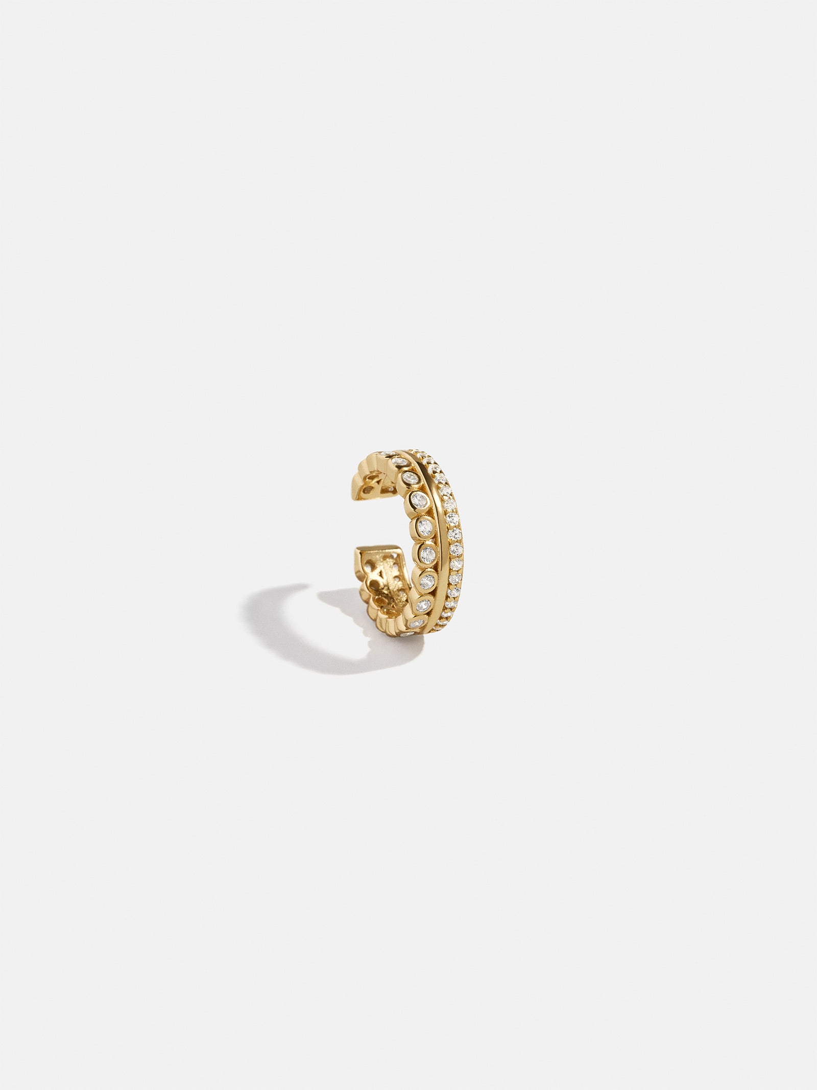 Kat 18K Gold Layered Ear Cuff - Gold/Pavé – Ends Sunday: Enjoy 20% Off ...
