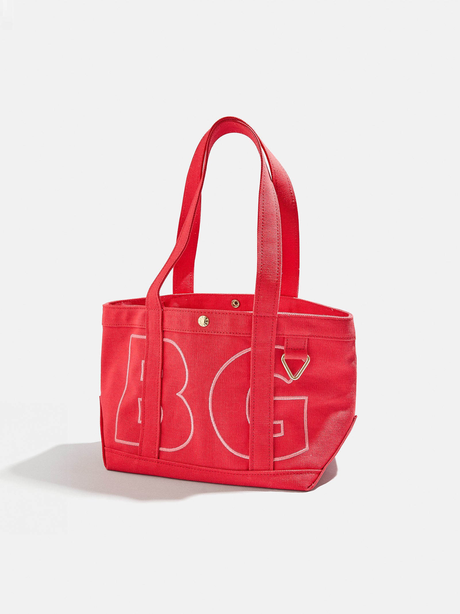 Custom Alpha Tote - Cherry Red – Personalized canvas tote bag with ...