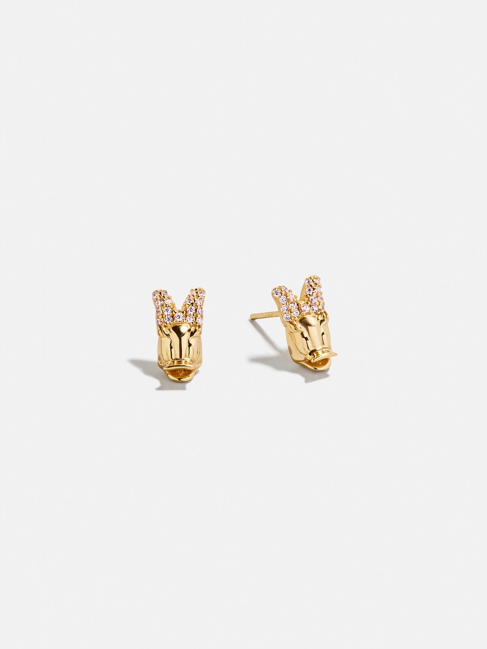 Disney Daisy Duck 18K Gold Plated Sterling Silver Crystal Studs - Dais ...