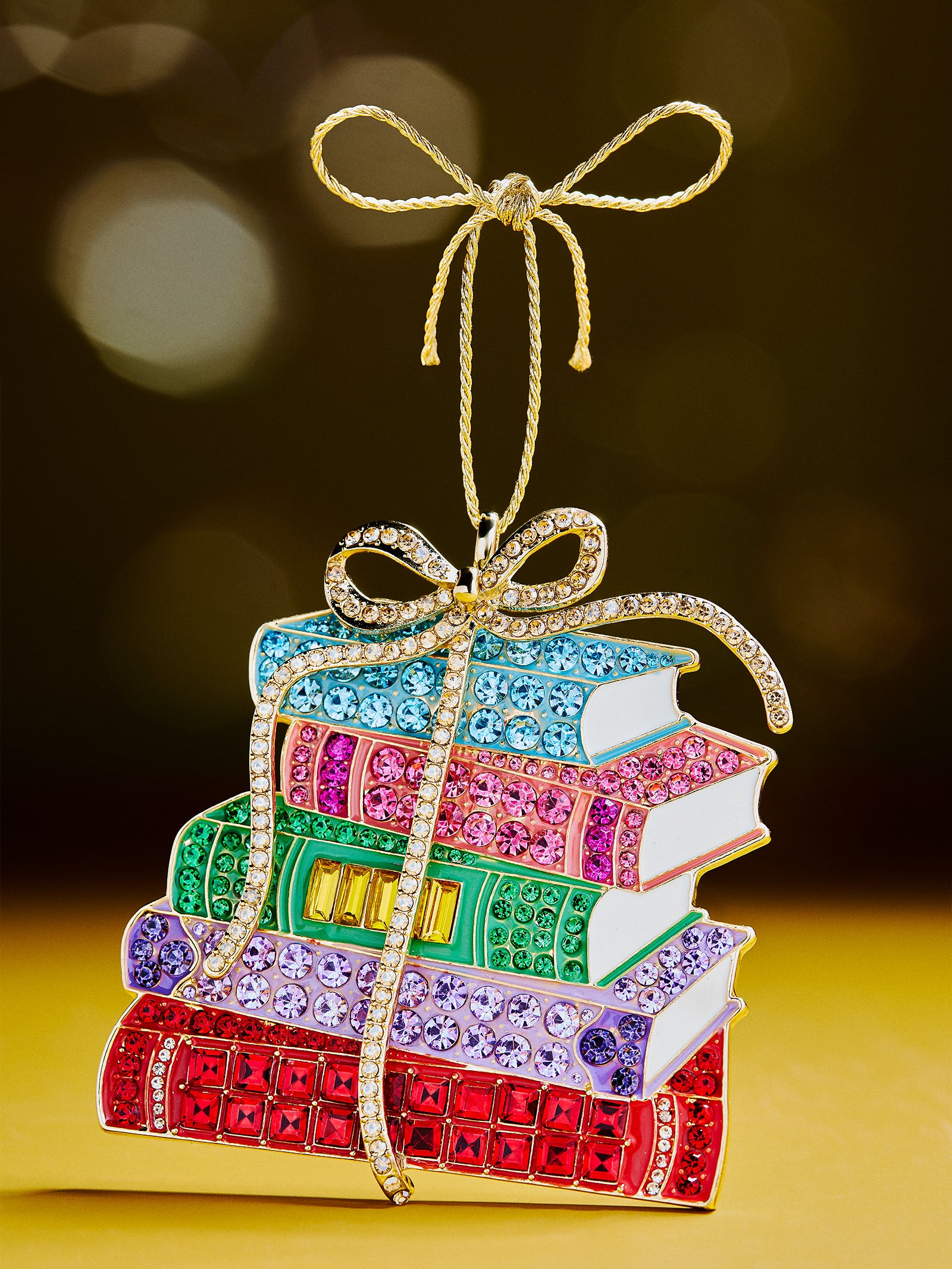 Story Time Books Ornament - Books – Christmas holiday ornament – BaubleBar