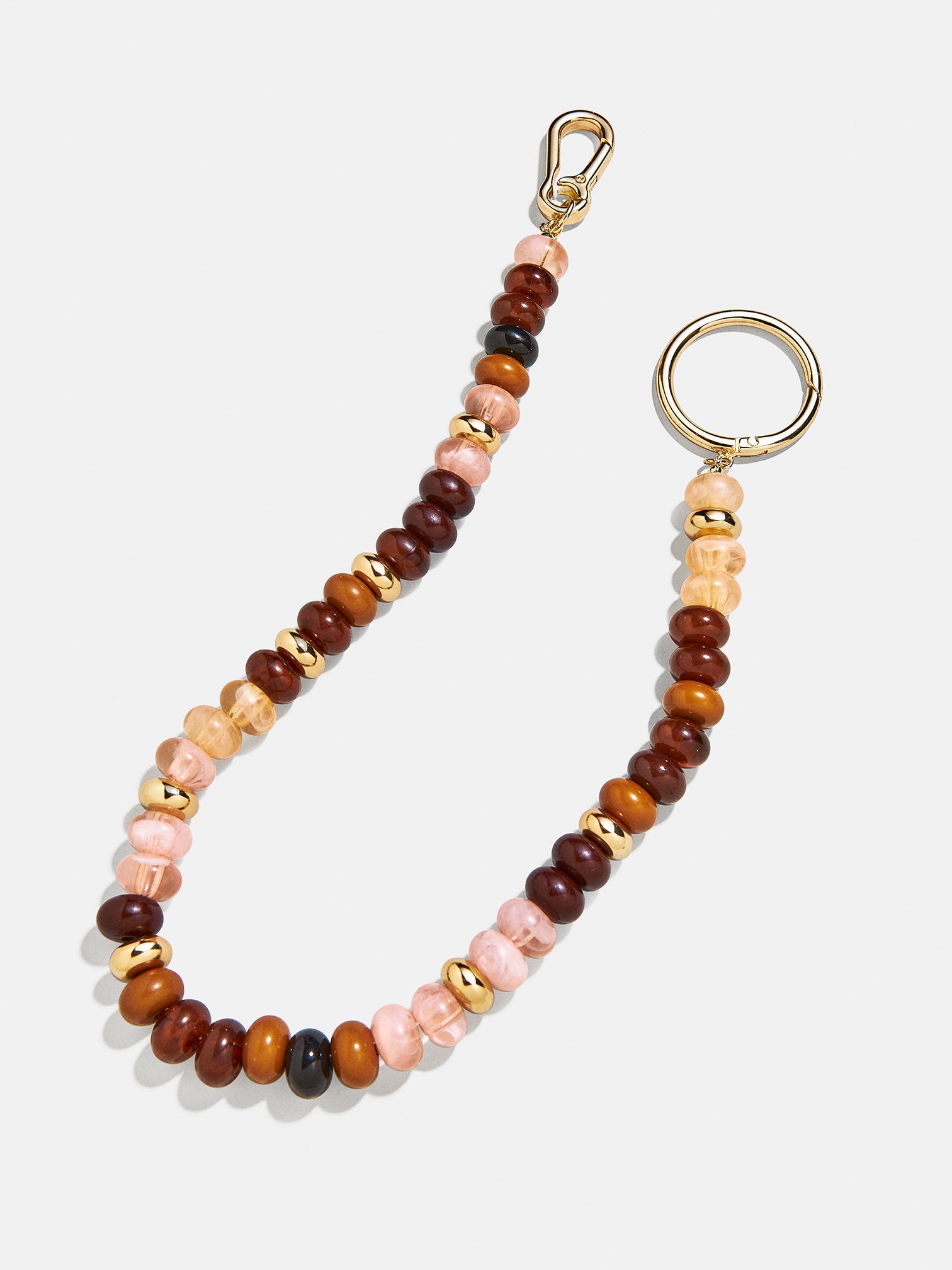 Flying Colors Bag Charm - Earth Tone – Beaded keychain – BaubleBar