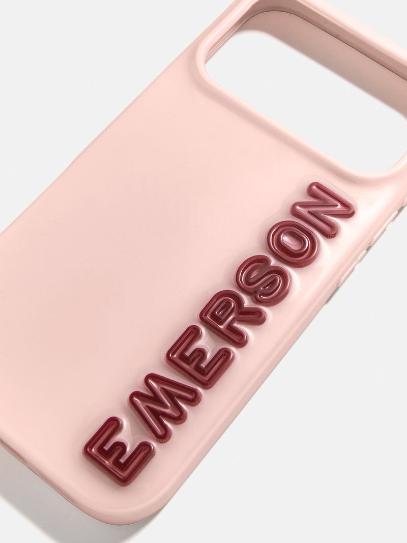 Fine Line Custom iPhone Case - Baby Pink/Maroon – Ends Sunday: $50 ...