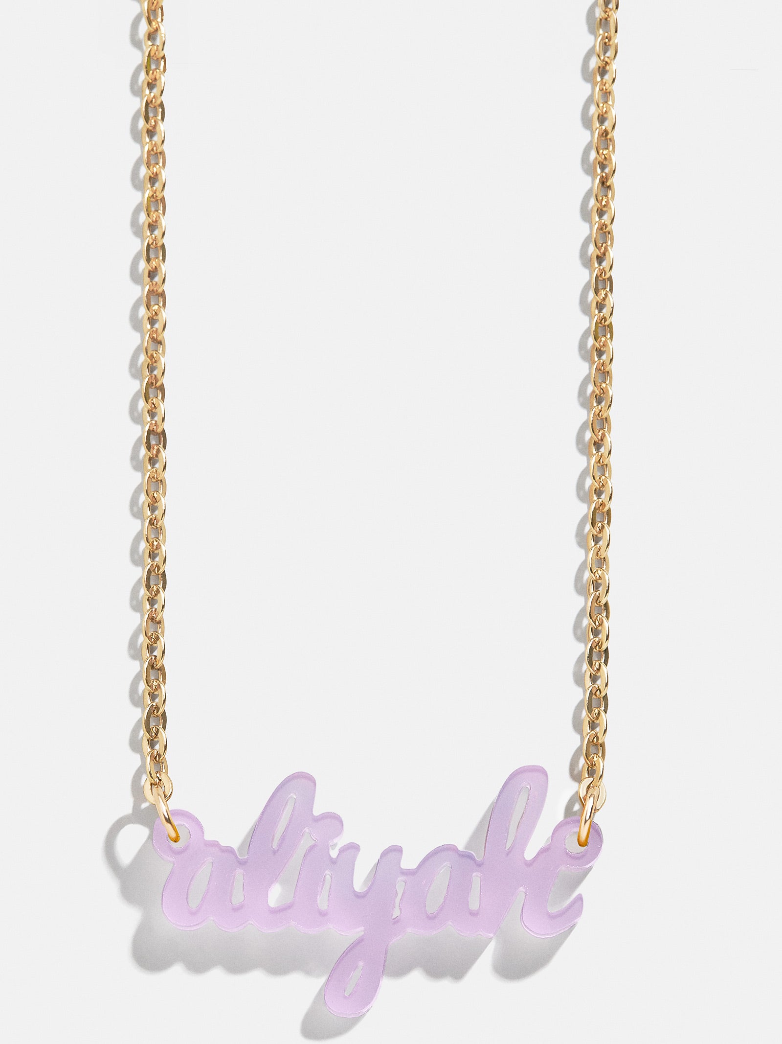 Acrylic Custom Nameplate Necklace – Custom acrylic nameplate necklace ...