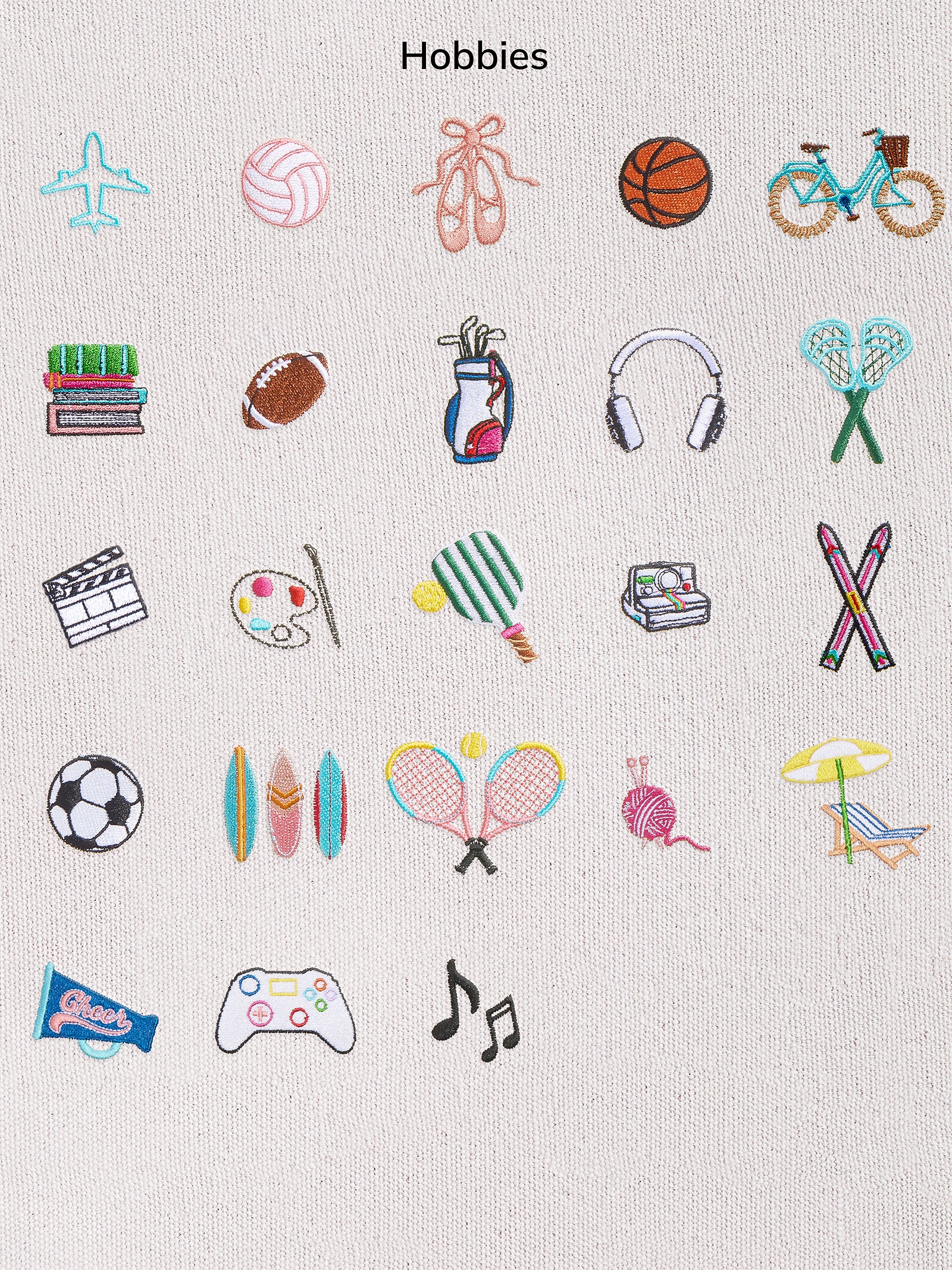 Medium Custom Icon Tote - Medium – Hand select 5 icons to personalize ...