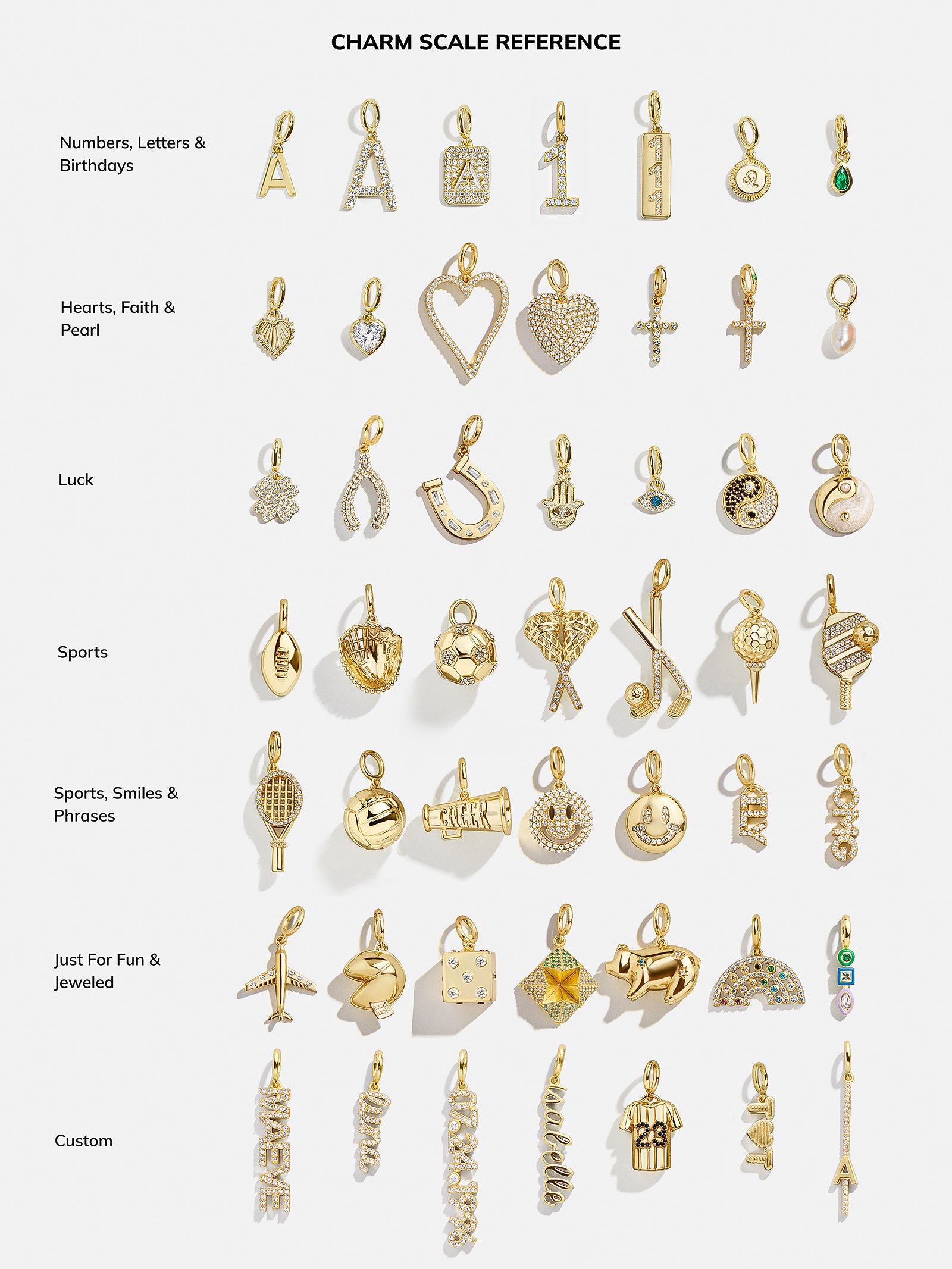 Classic Initial Cluster Charm - A – Give a little love: Enjoy 15% Off ...