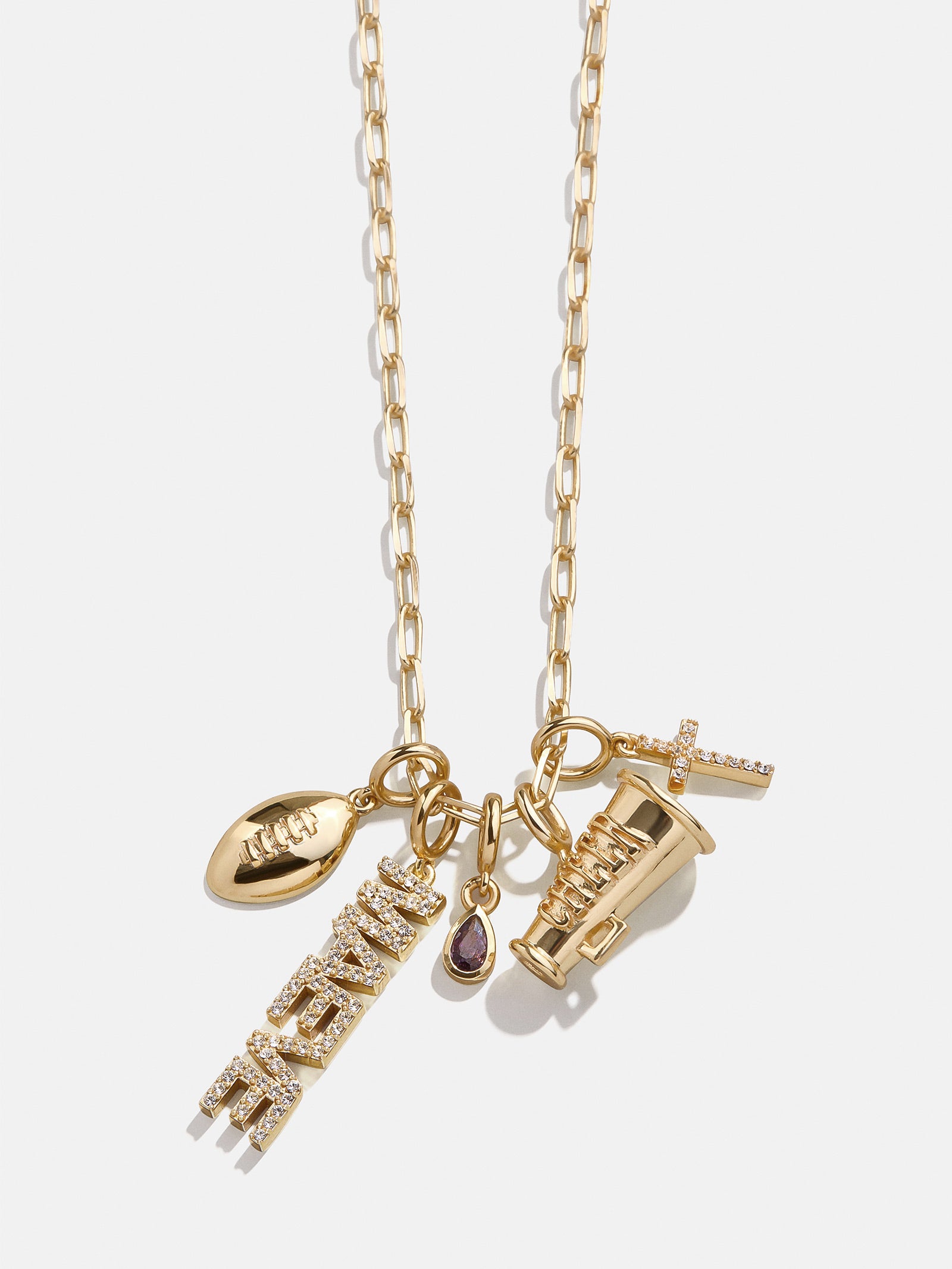 Sports Cluster Charm - Cheer – Create your own cluster charm necklace ...