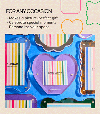 Personalized Picture Frames - Custom Acrylic Frames | BaubleBar