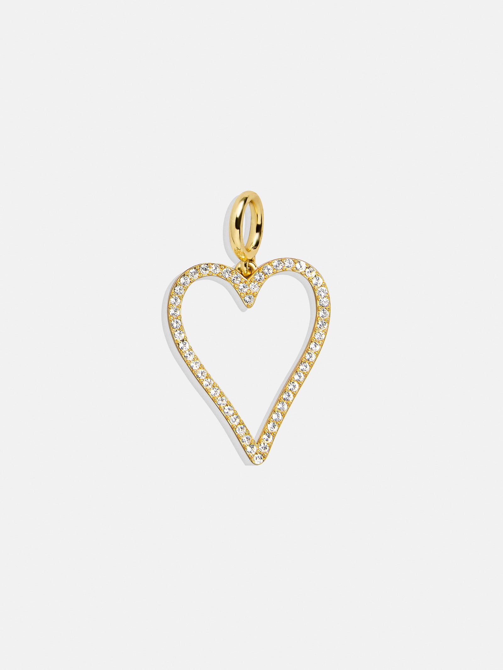 Heart Cluster Charm - Heart Pave Outline – Create your own charm ...