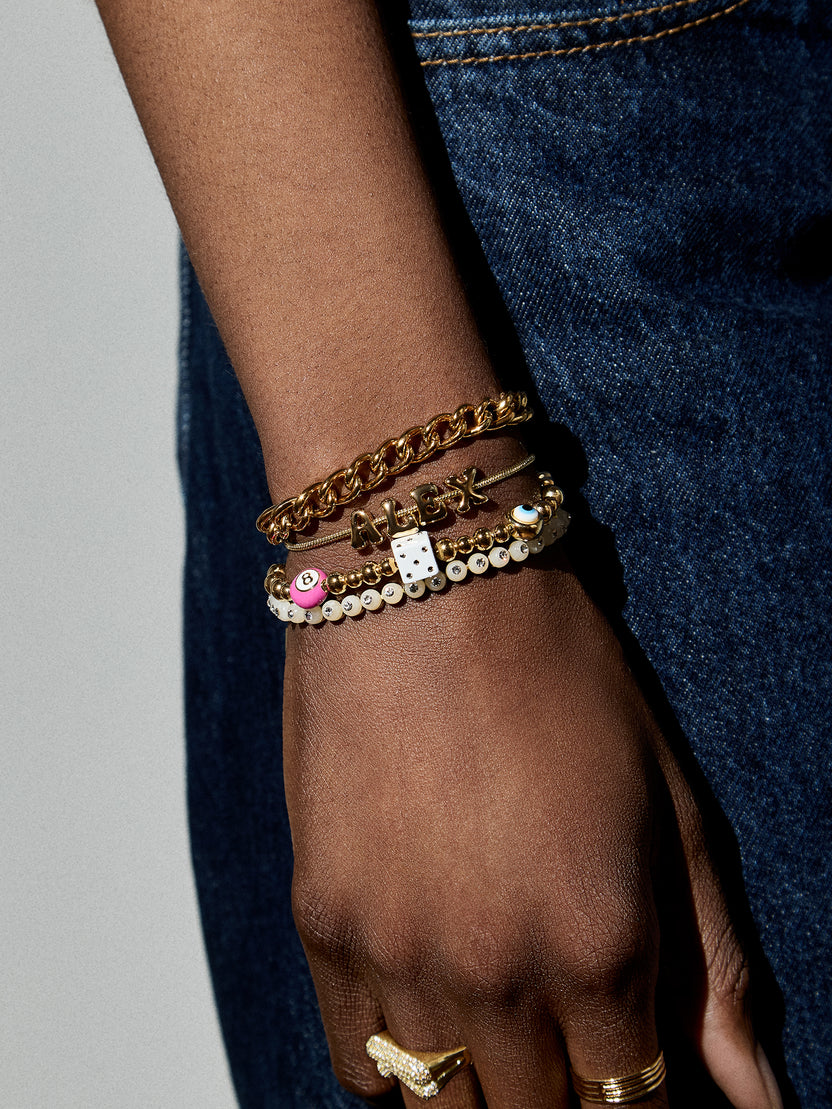 Pisa Gold Beaded Stretch Bracelets & Necklaces | BaubleBar